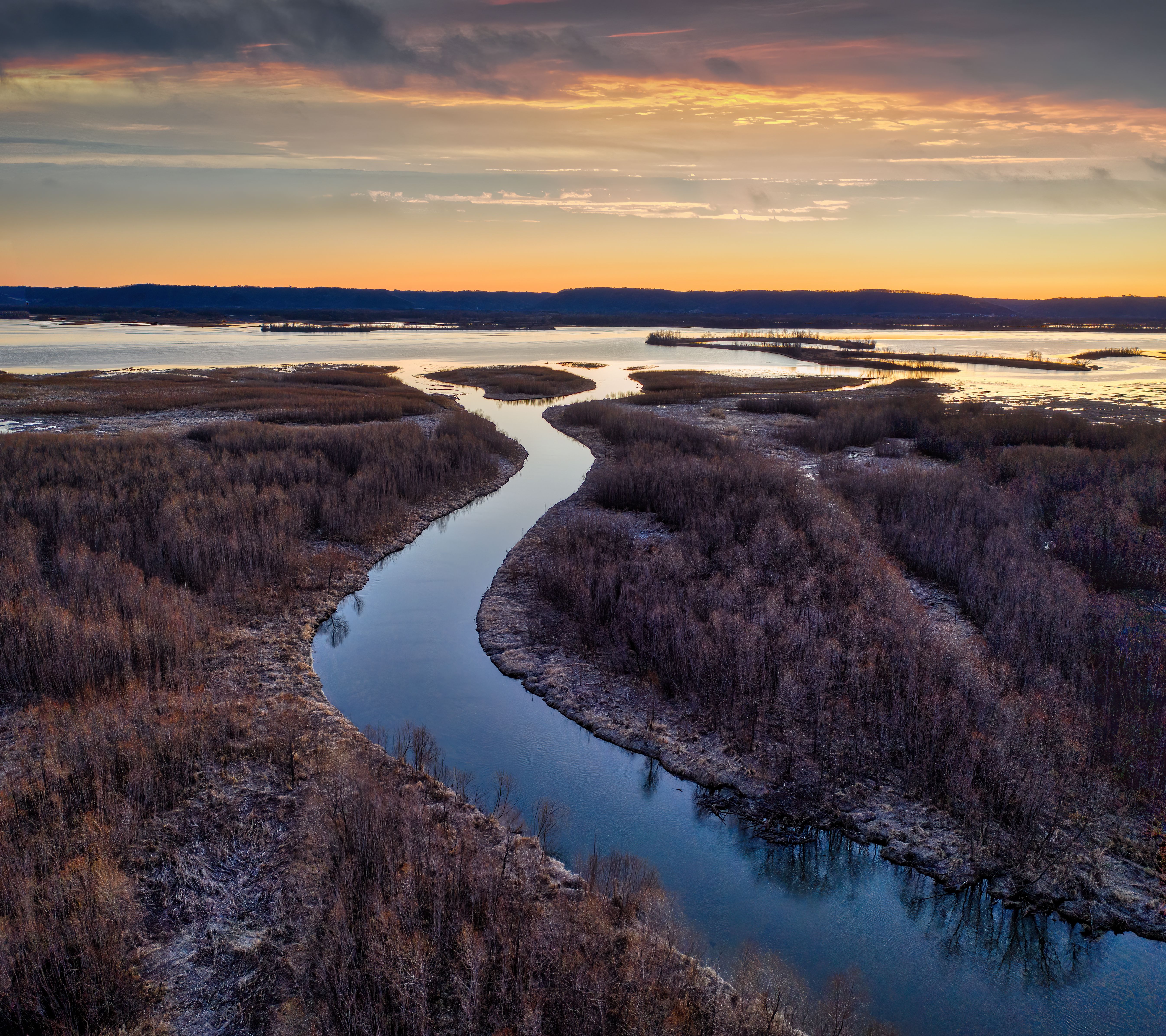 Aerial Photography of River · Free Stock Photo
