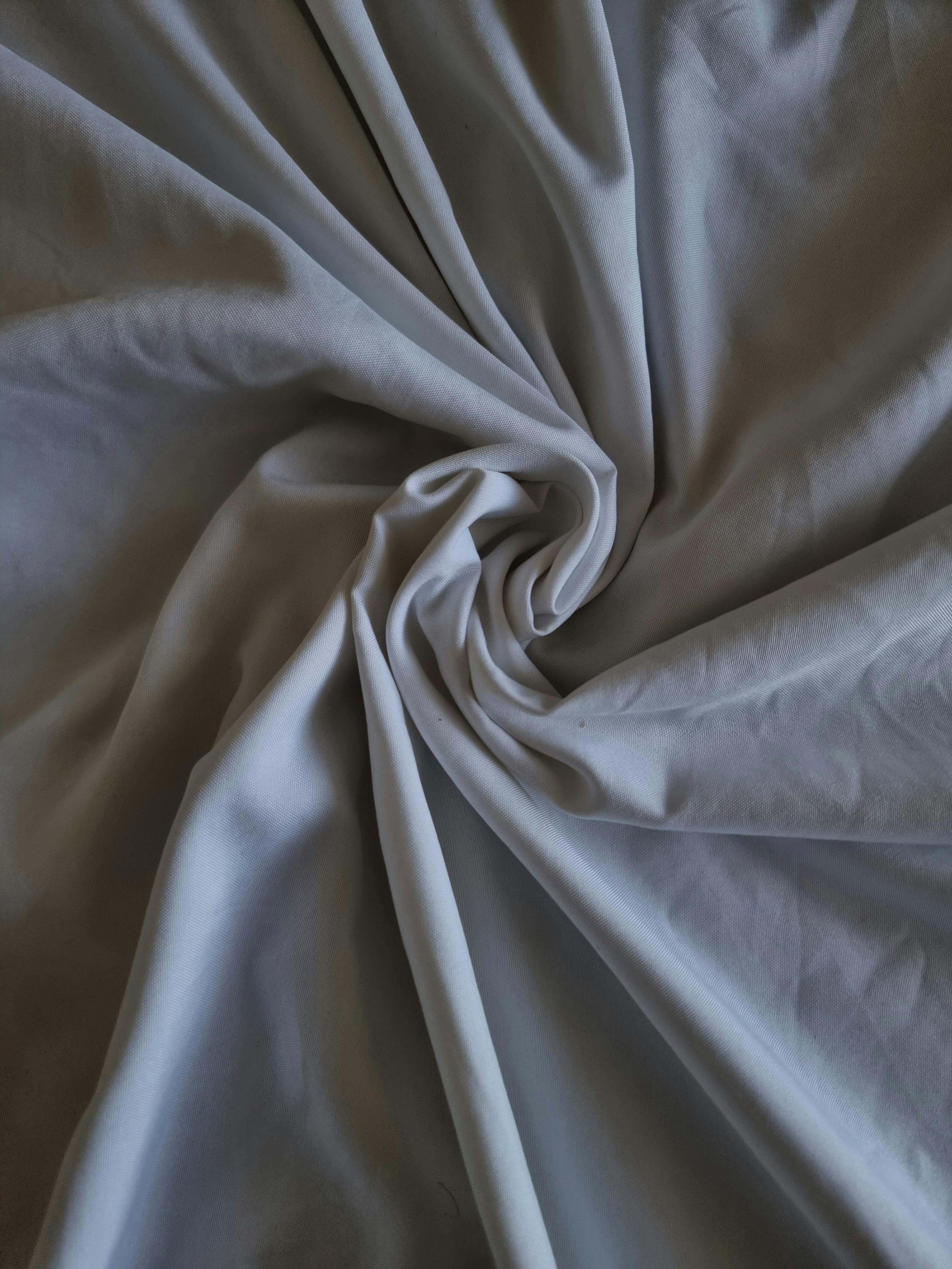 A Twirled White Cloth · Free Stock Photo