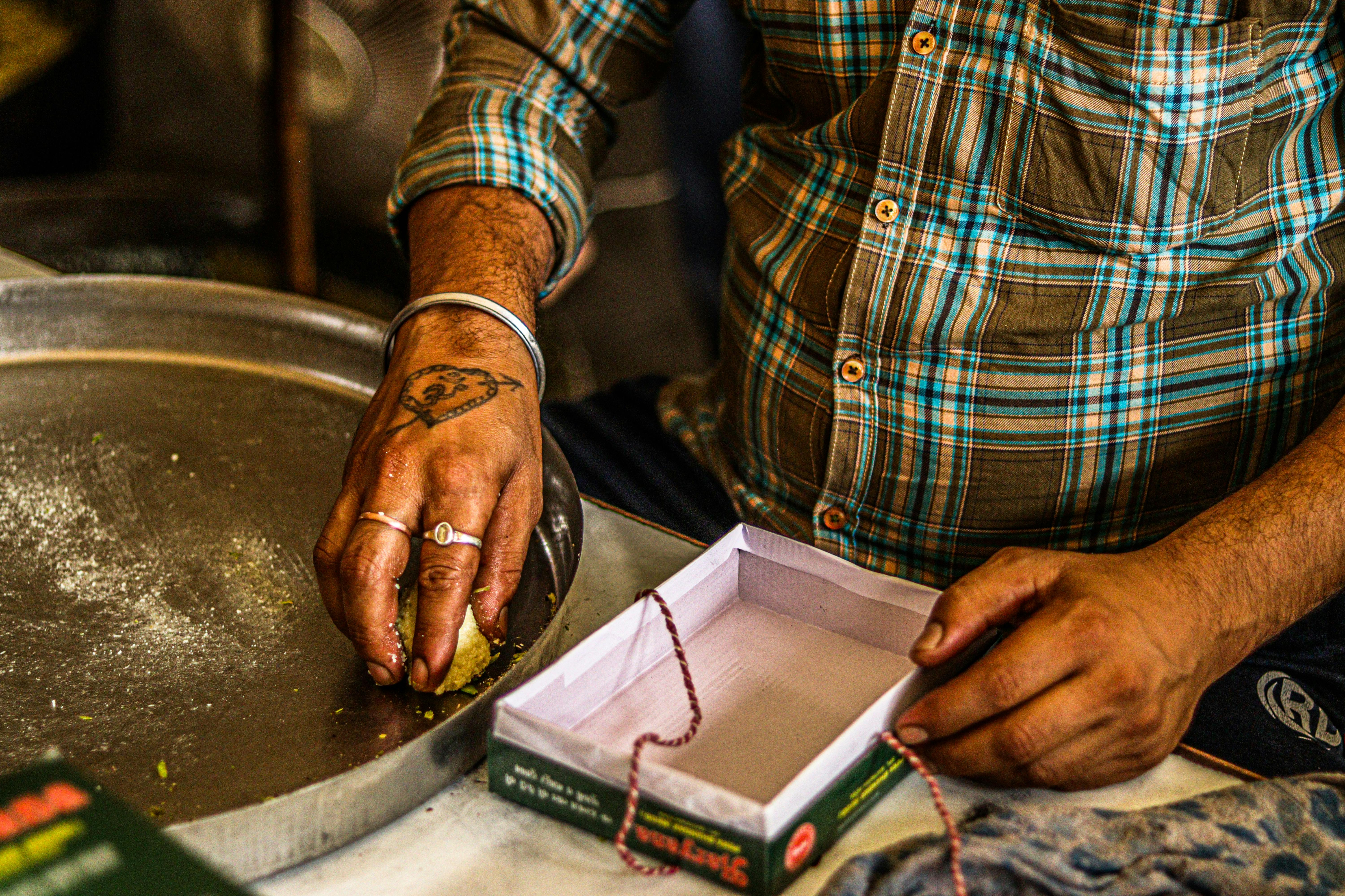 Preparing Food with Hand · Free Stock Photo