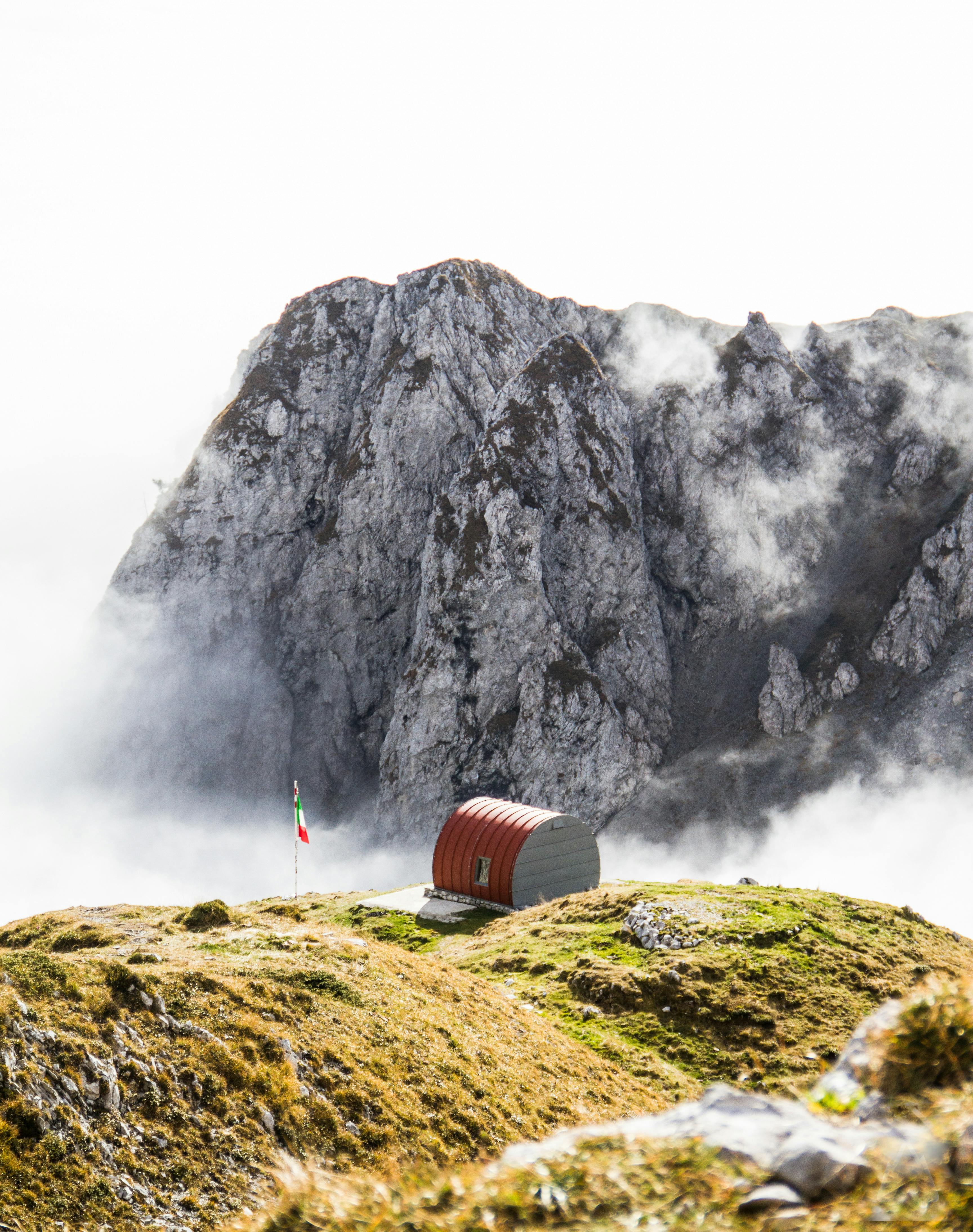 Small Mountain Shelter in Dolomites · Free Stock Photo