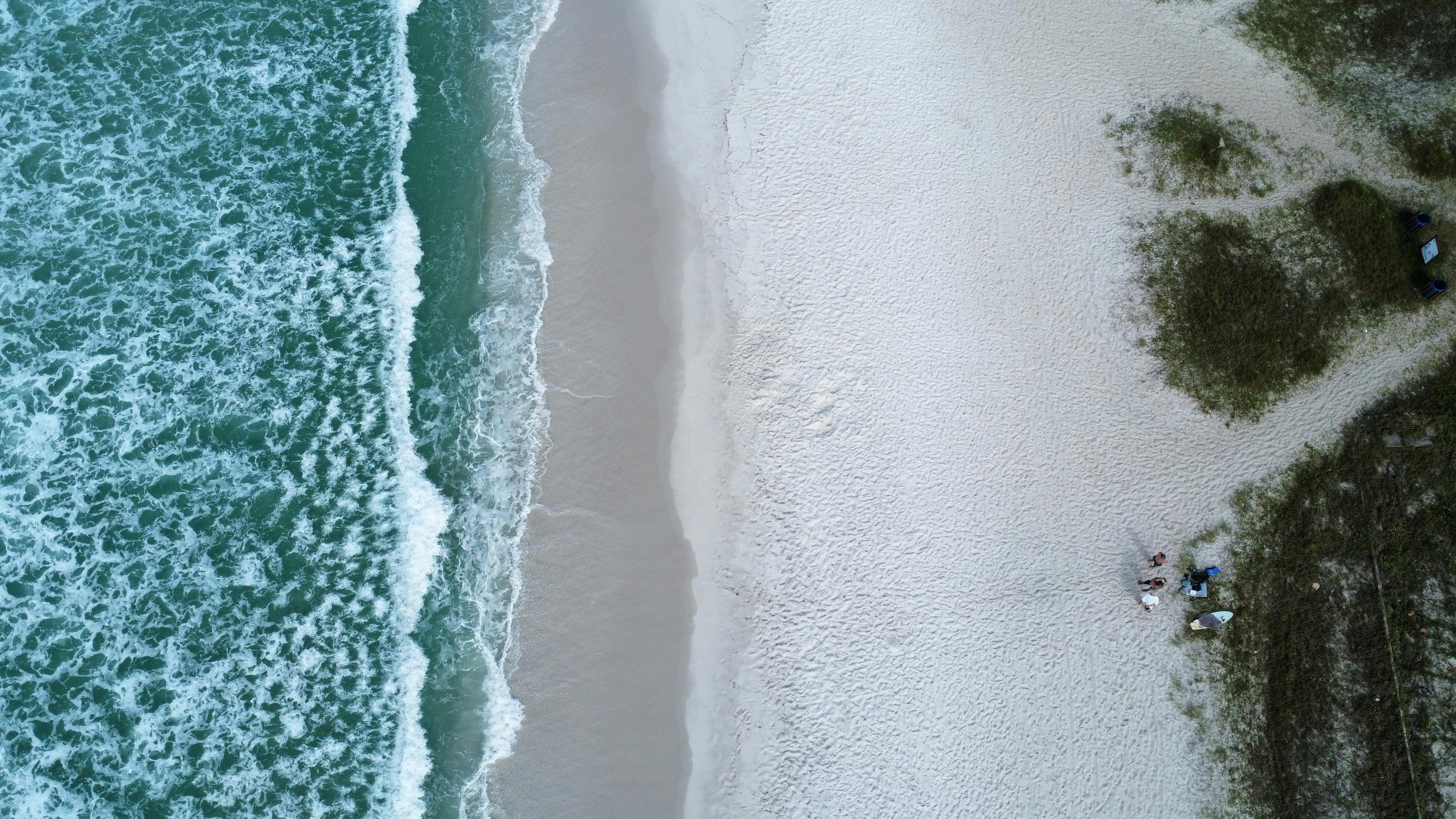 Top View of a Beach · Free Stock Photo