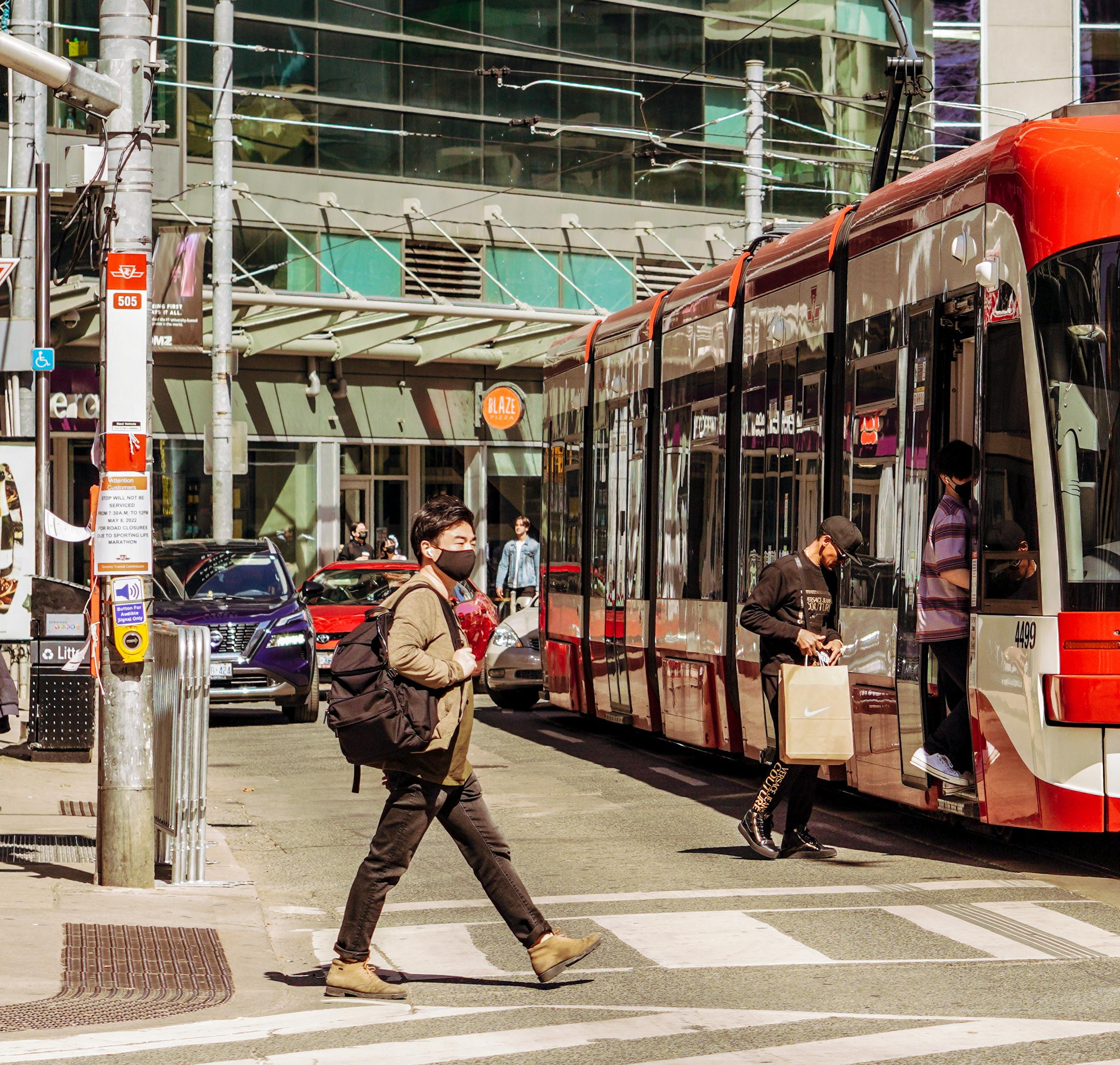Man Crossing the Street · Free Stock Photo