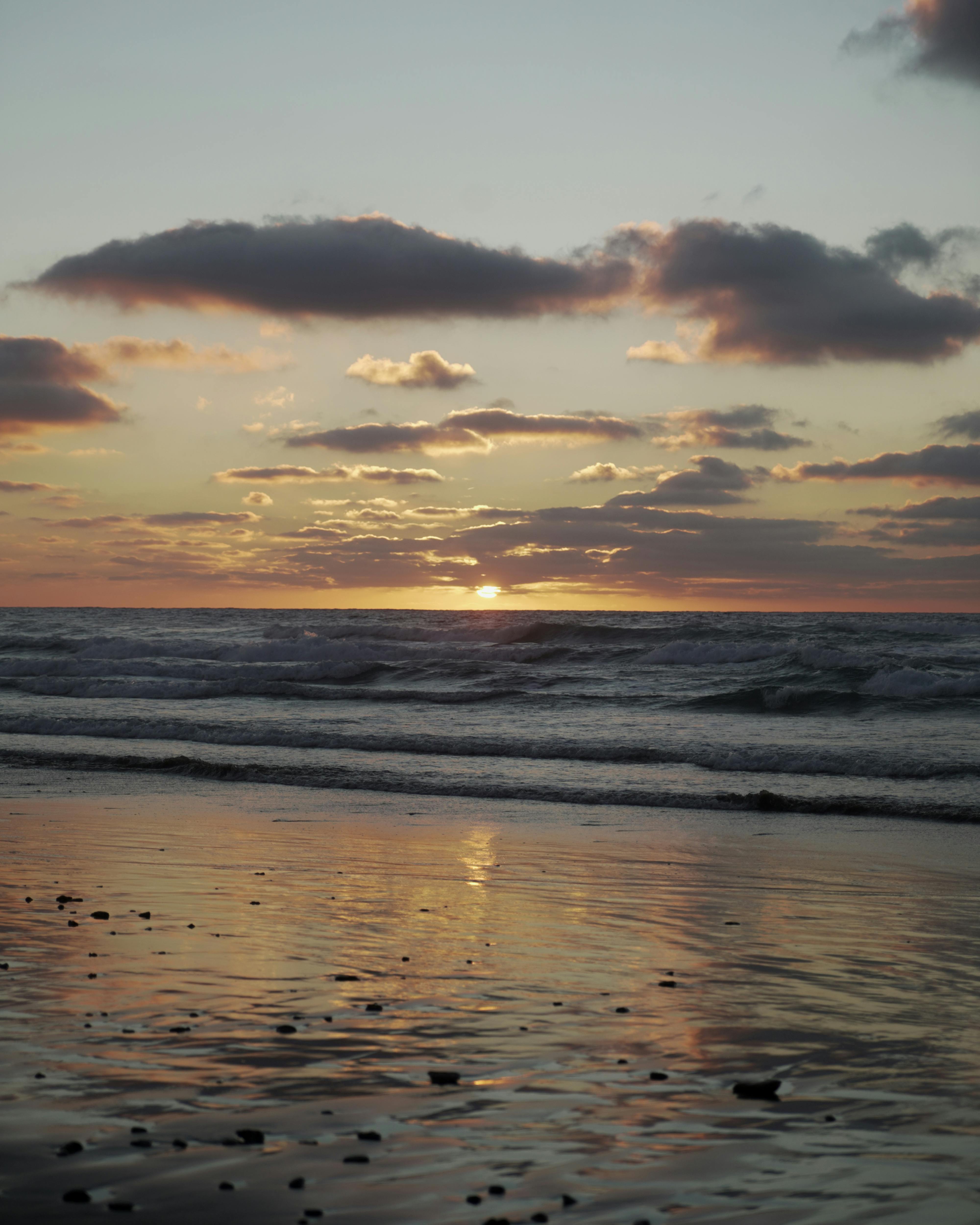 Sunset at the Beach · Free Stock Photo