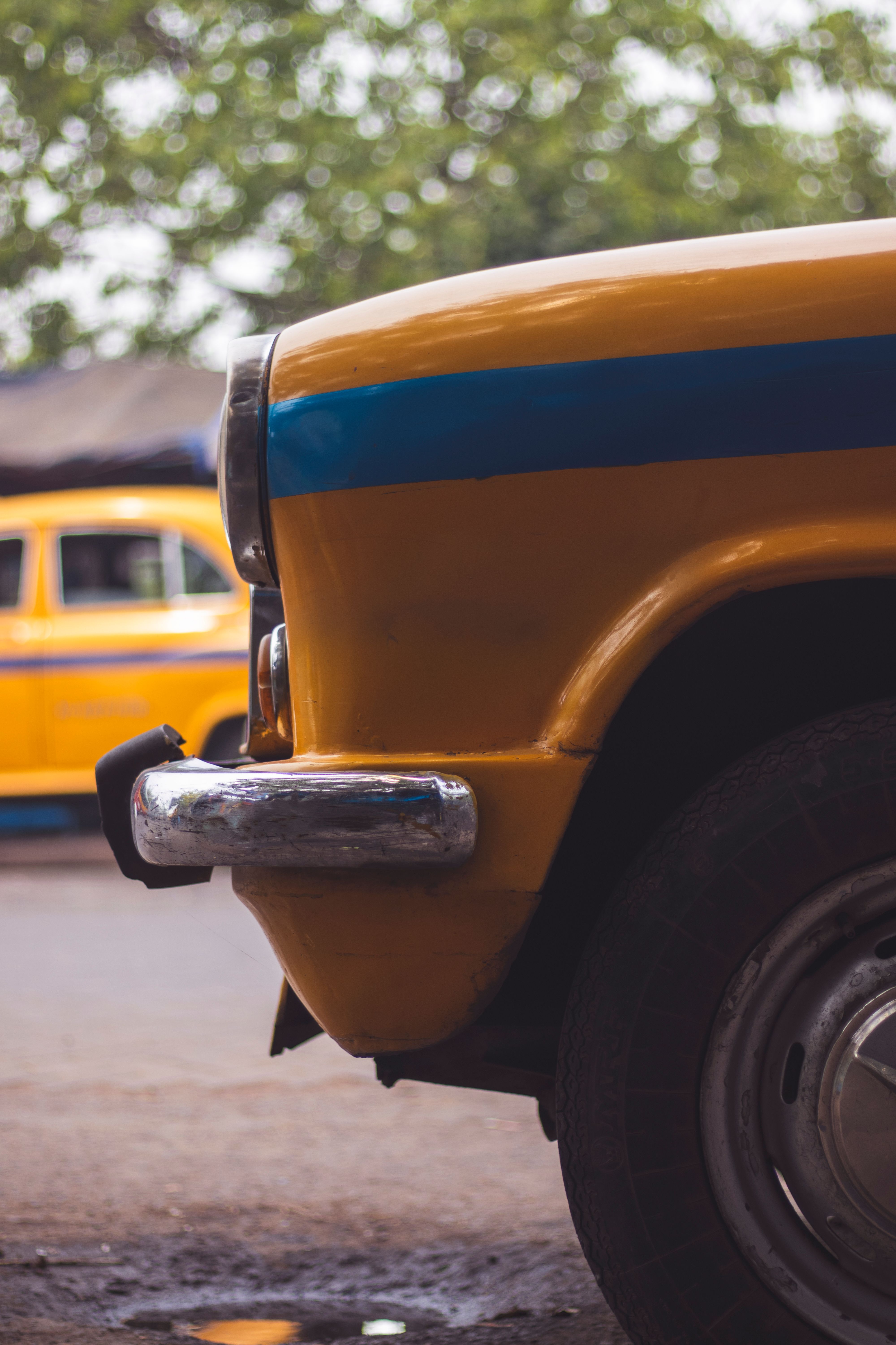 Yellow Taxi Car · Free Stock Photo