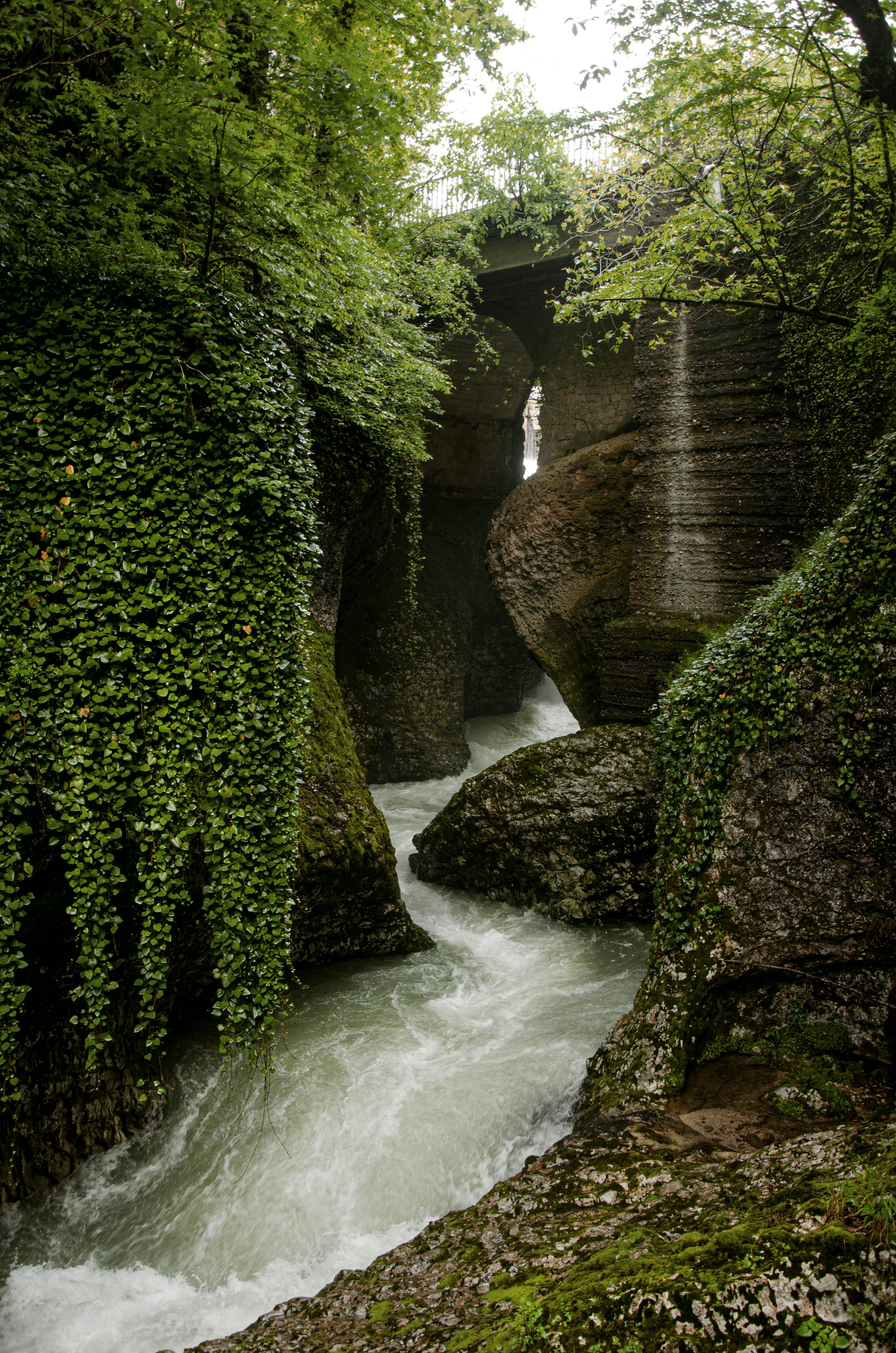 A River between Rock Formations · Free Stock Photo