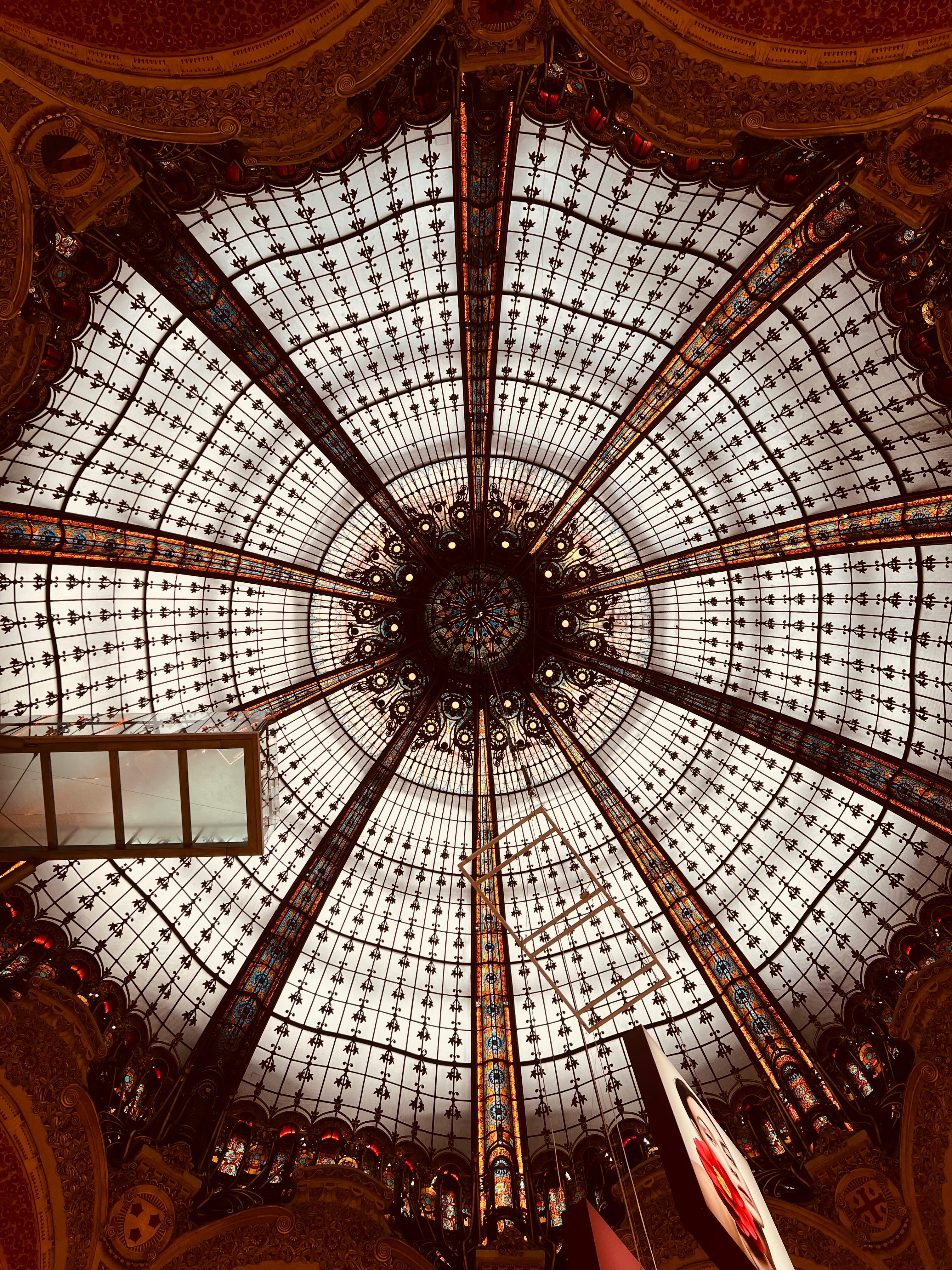 Galeries Lafayette Glass Dome,Paris, France · Free Stock Photo