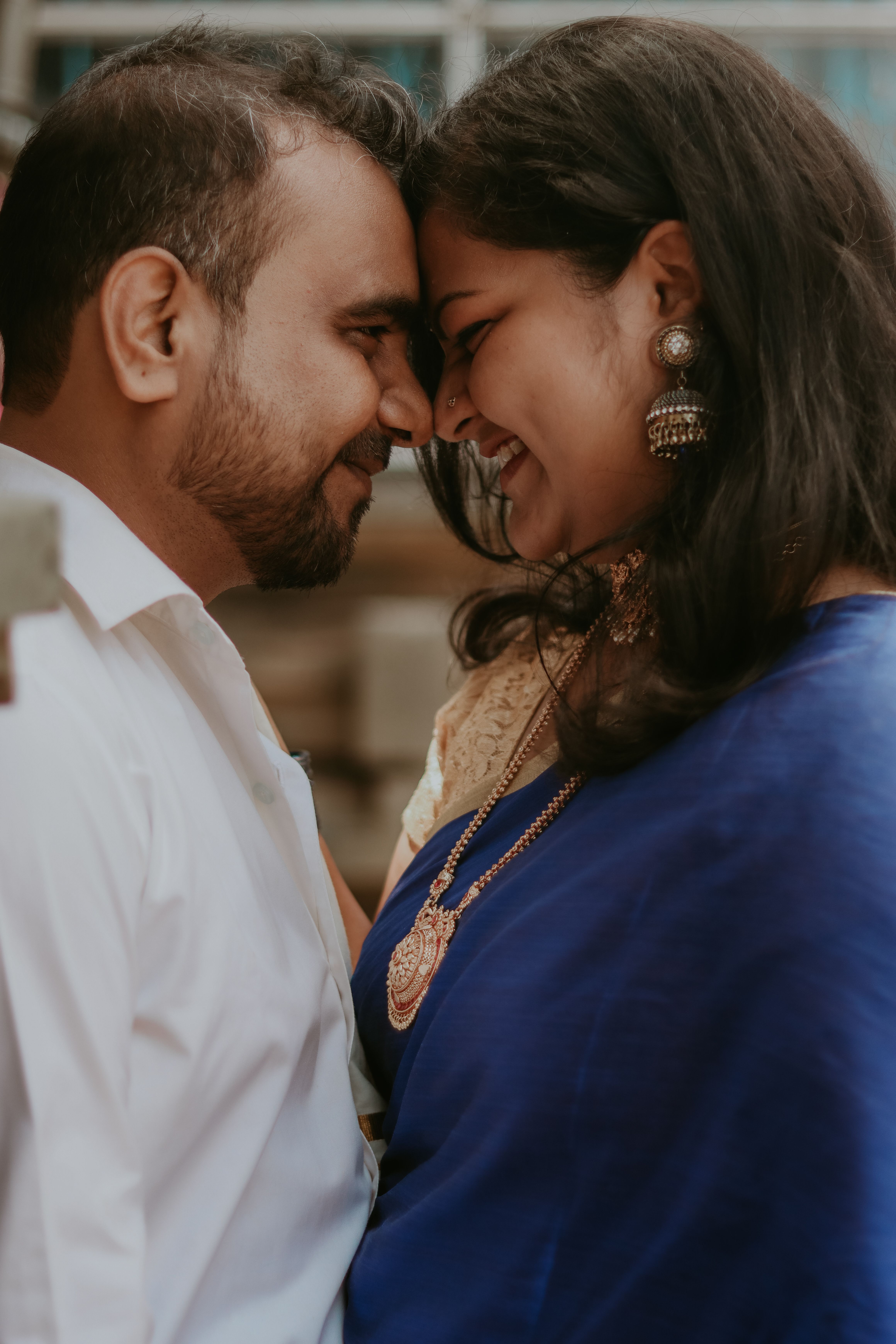 Close-Up Photo of a Happy Couple In Love · Free Stock Photo