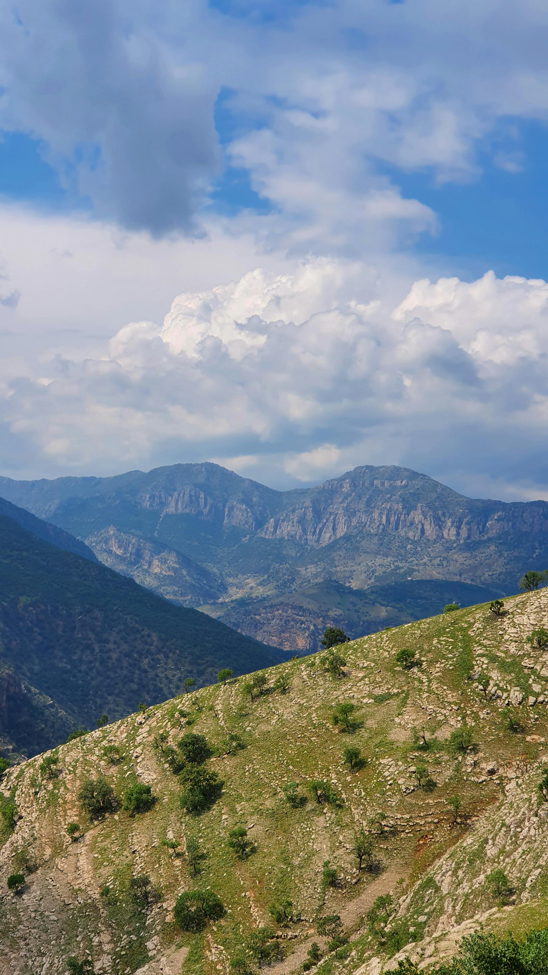 High Angle View of Mountains · Free Stock Photo
