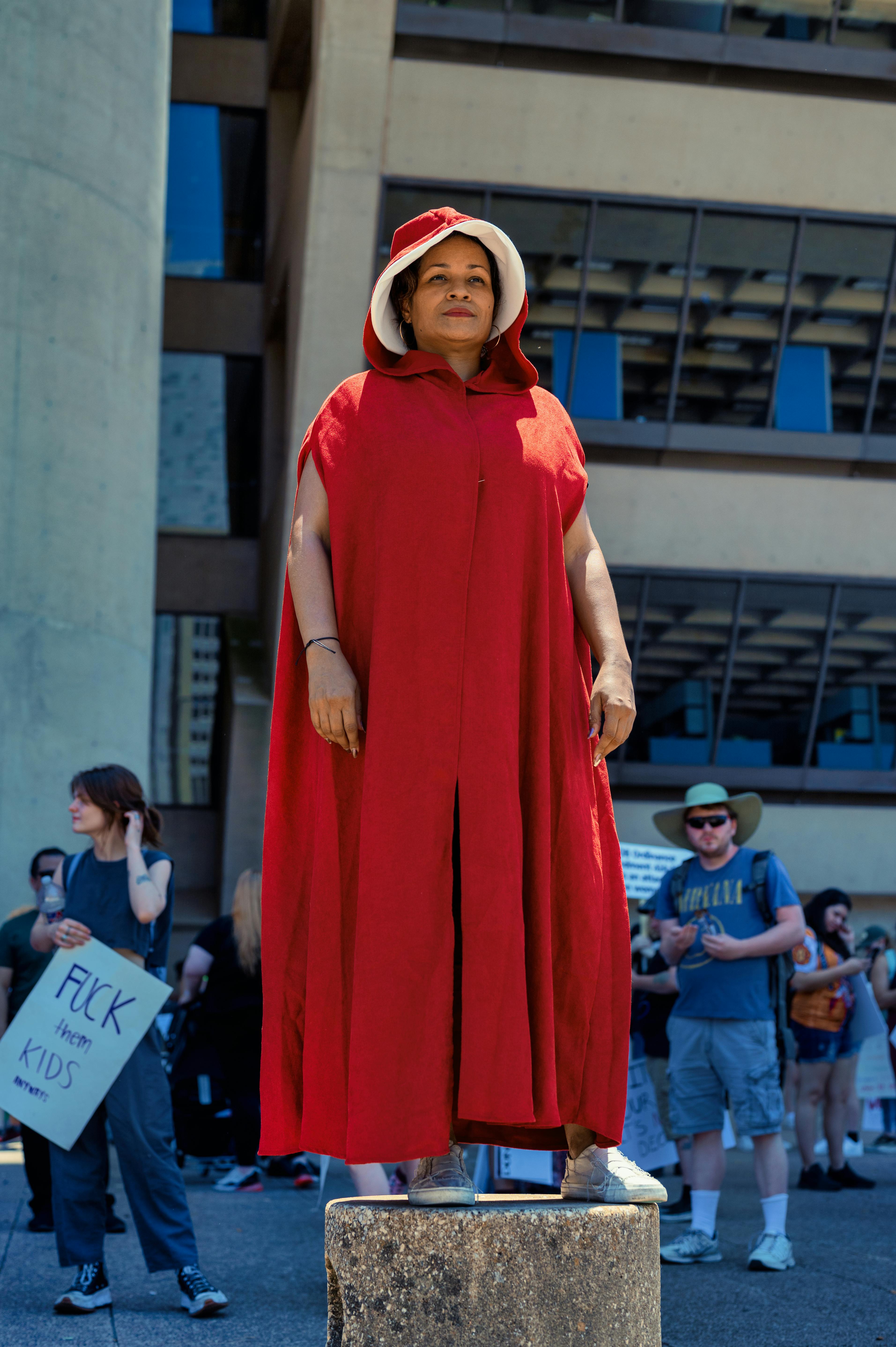 Woman Standing on Protest · Free Stock Photo