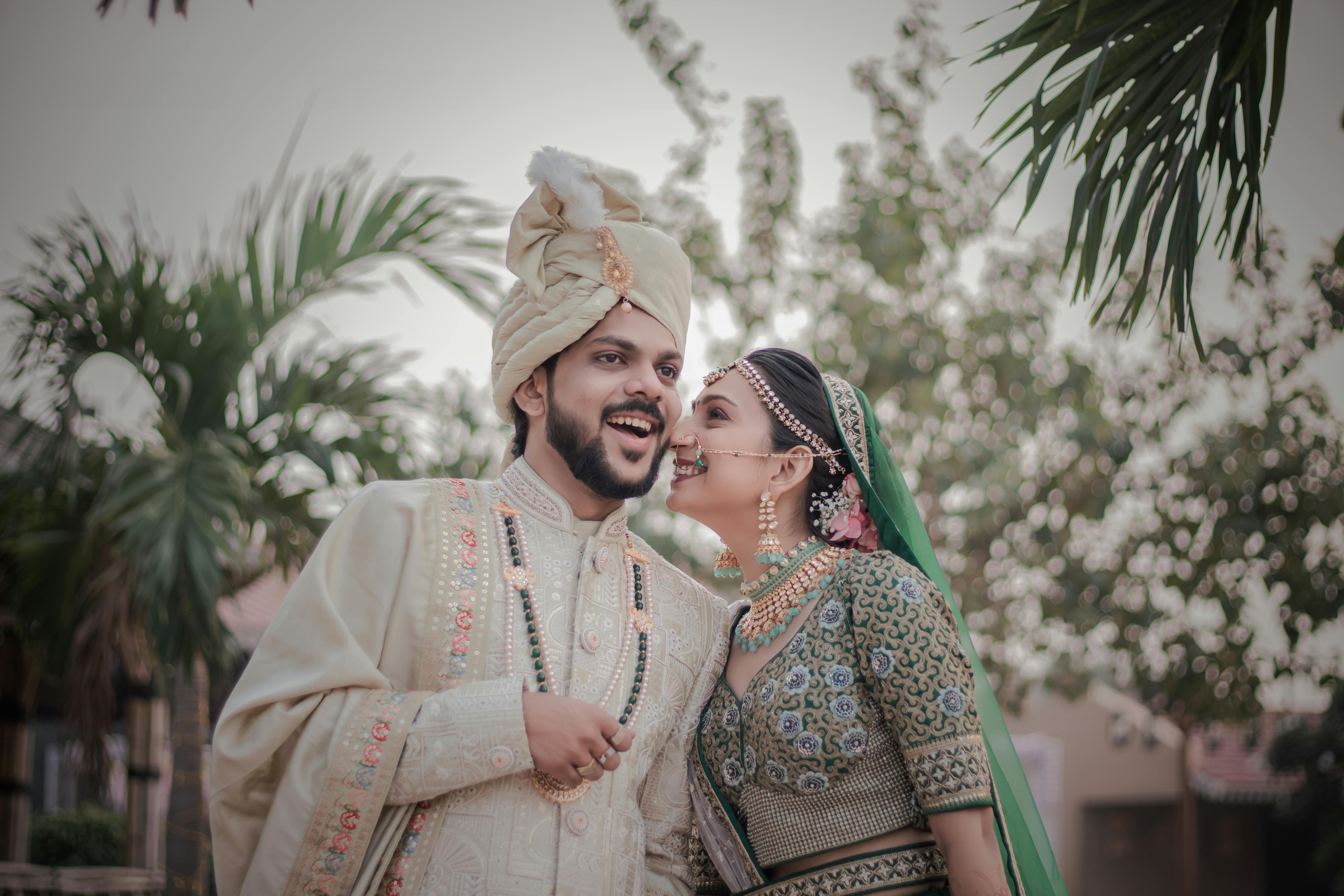 Couple in Traditional Wear · Free Stock Photo