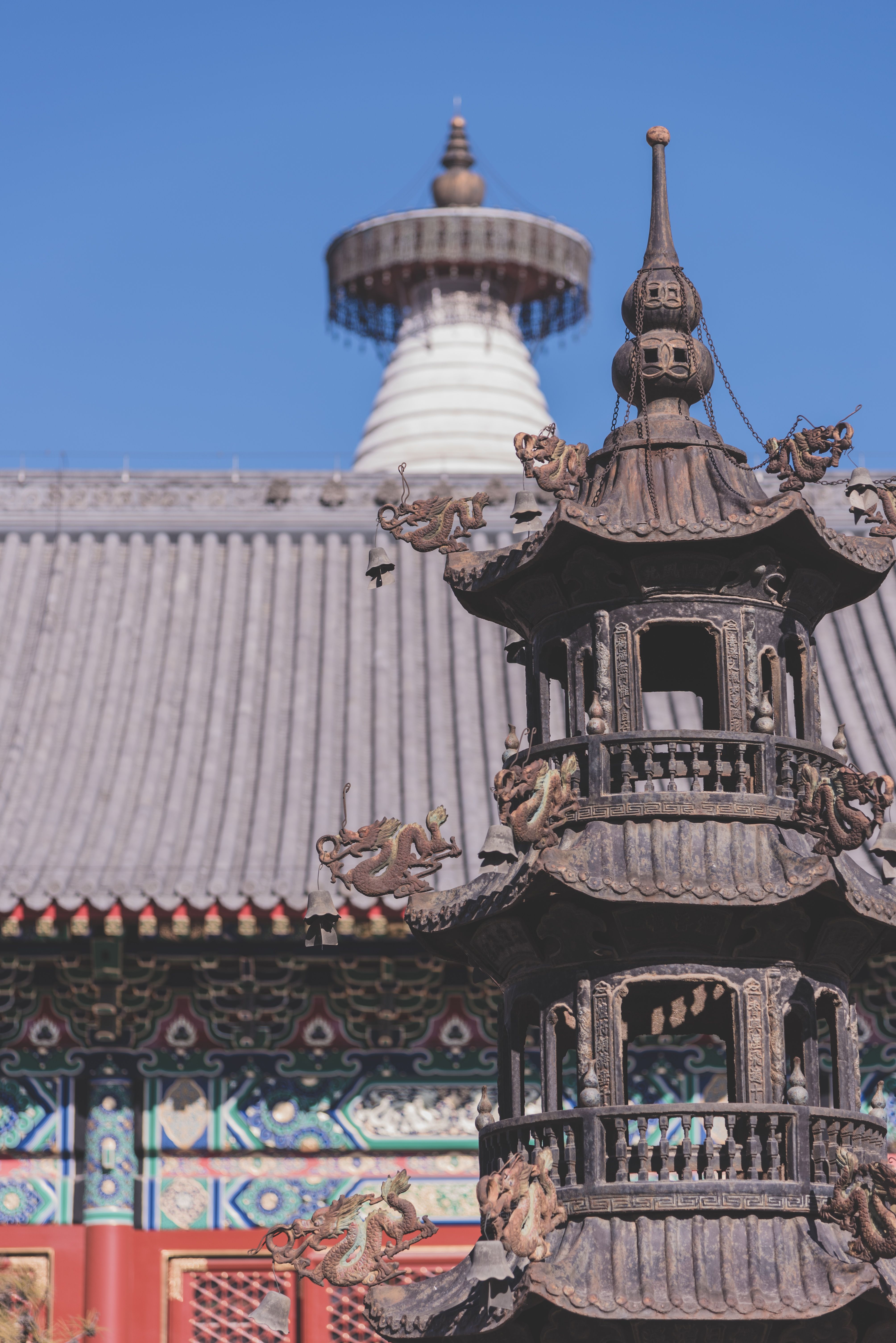 Ornate Chinese Tower · Free Stock Photo