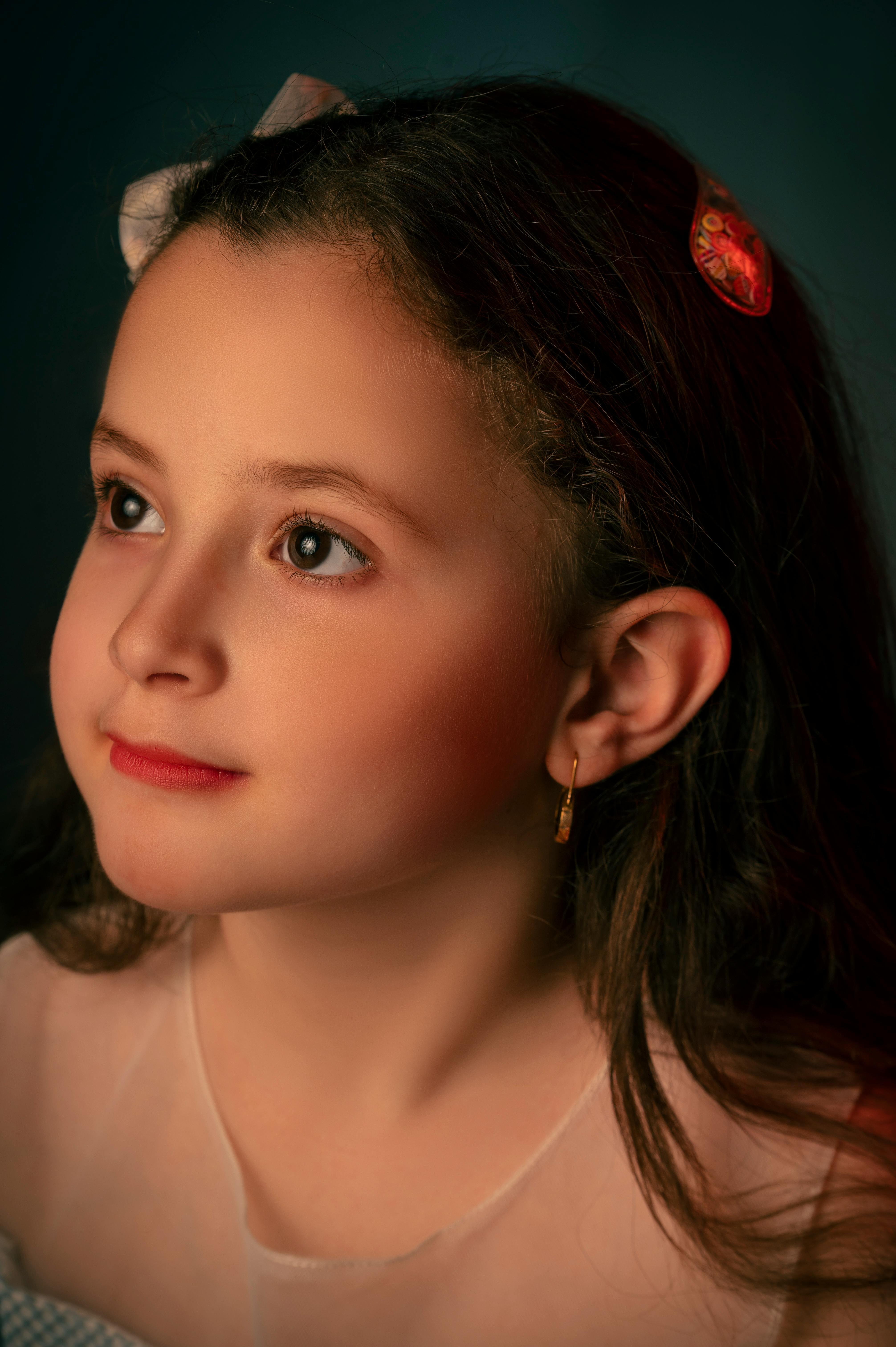 Girl with Stickers on Her Face · Free Stock Photo