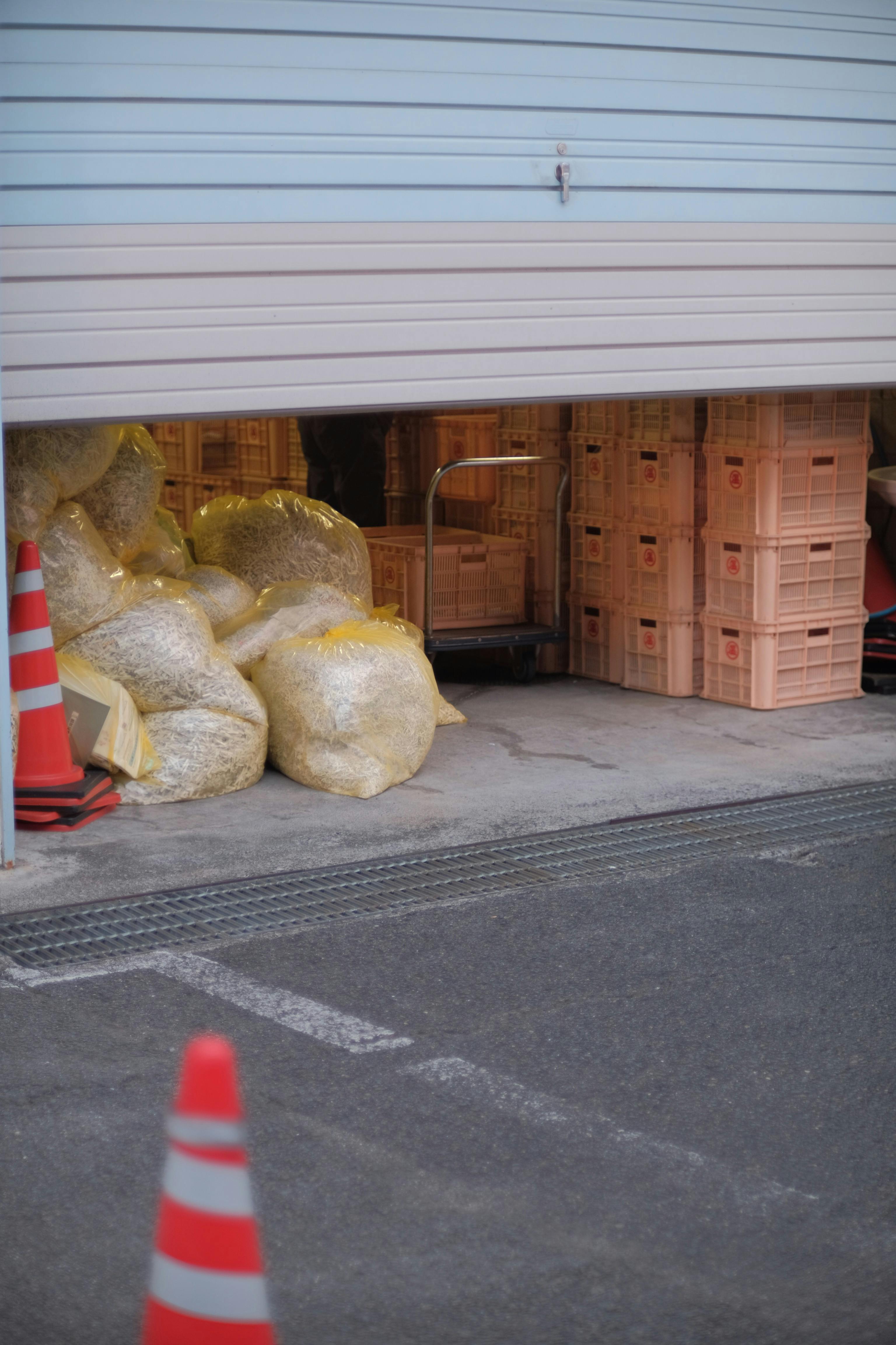 Crates Inside a Storage Room · Free Stock Photo