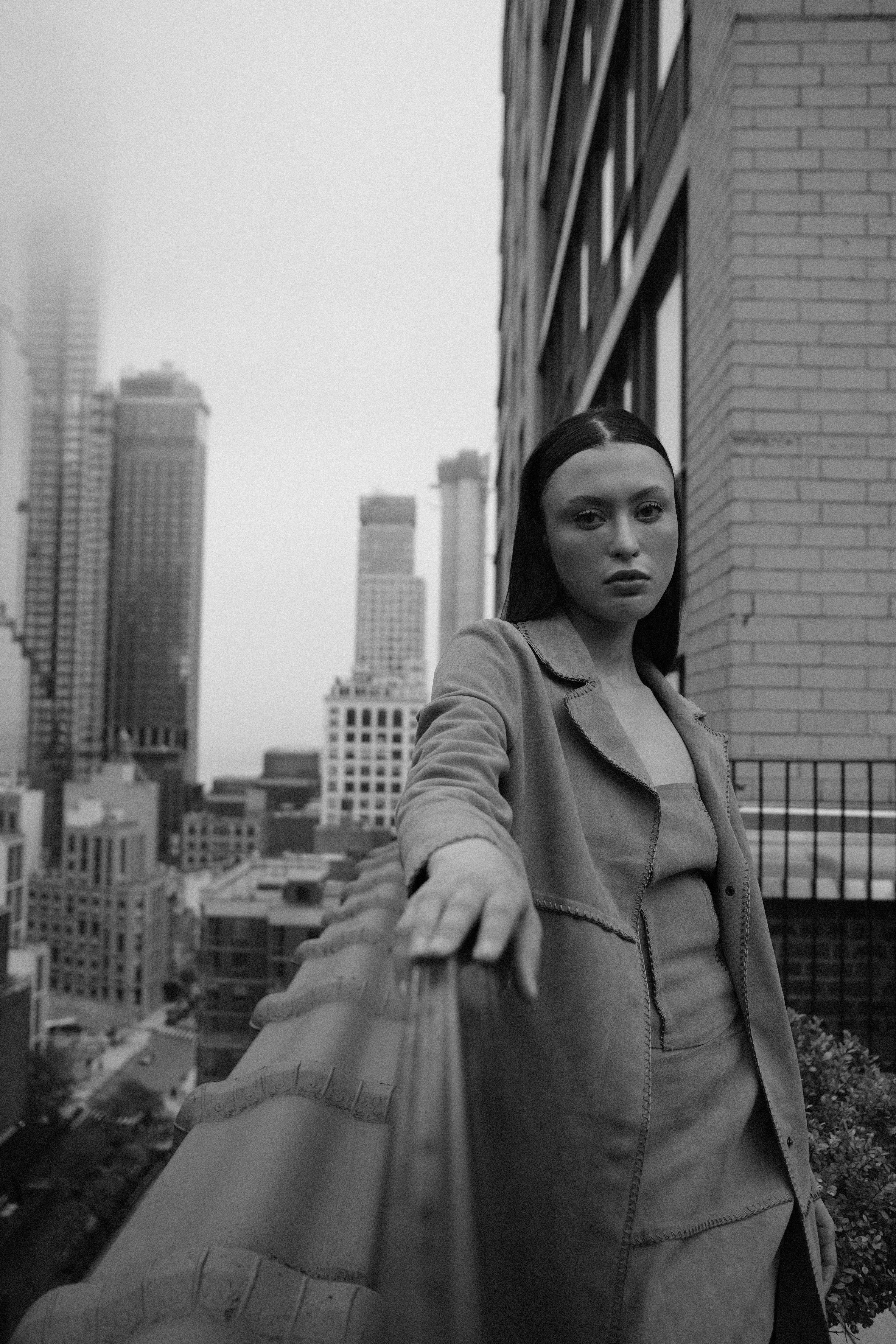 Pretty Woman Behind Glass Panel Window · Free Stock Photo