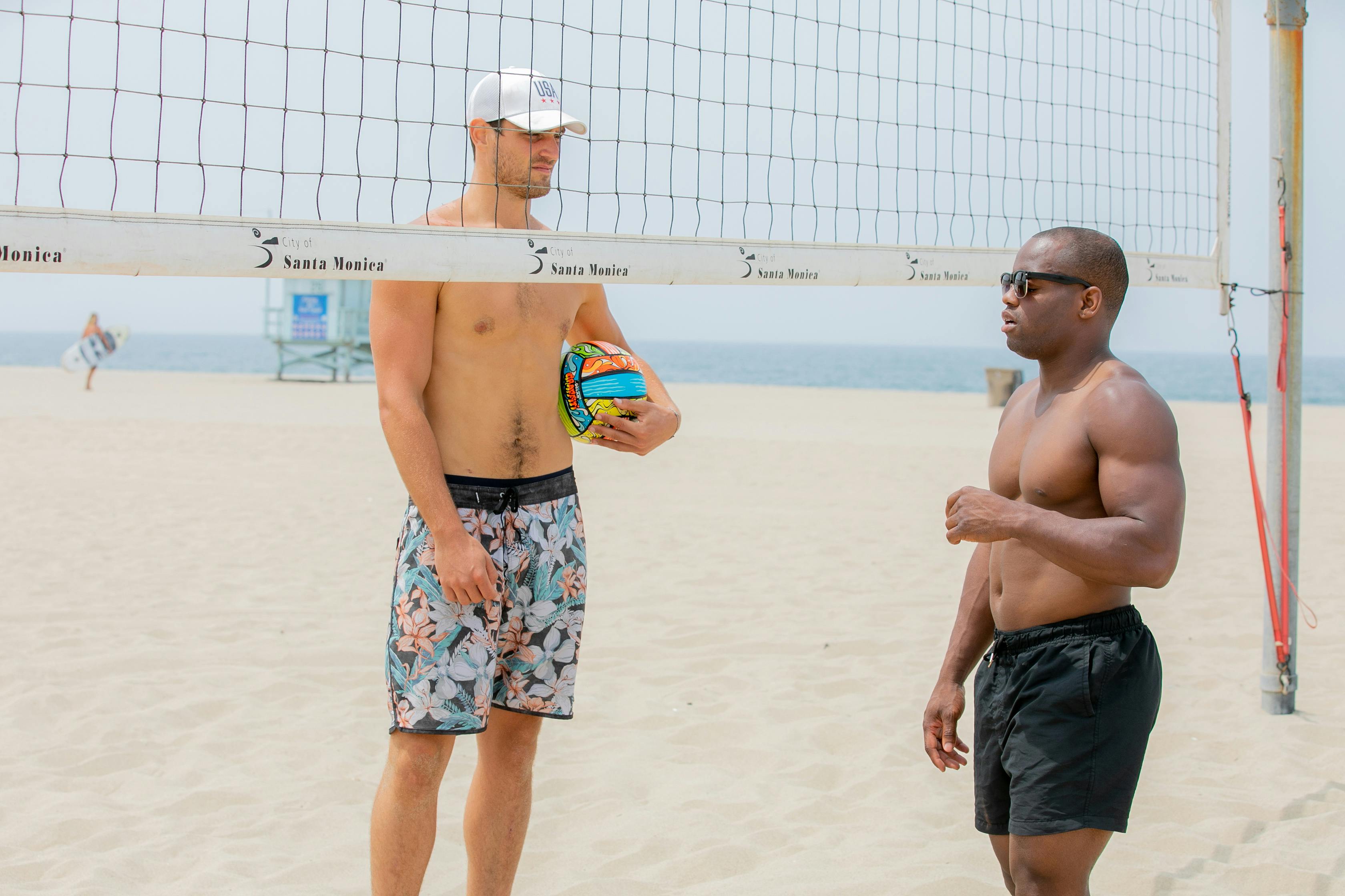 People Having Fun and Playing Beach Volleyball · Free Stock Photo