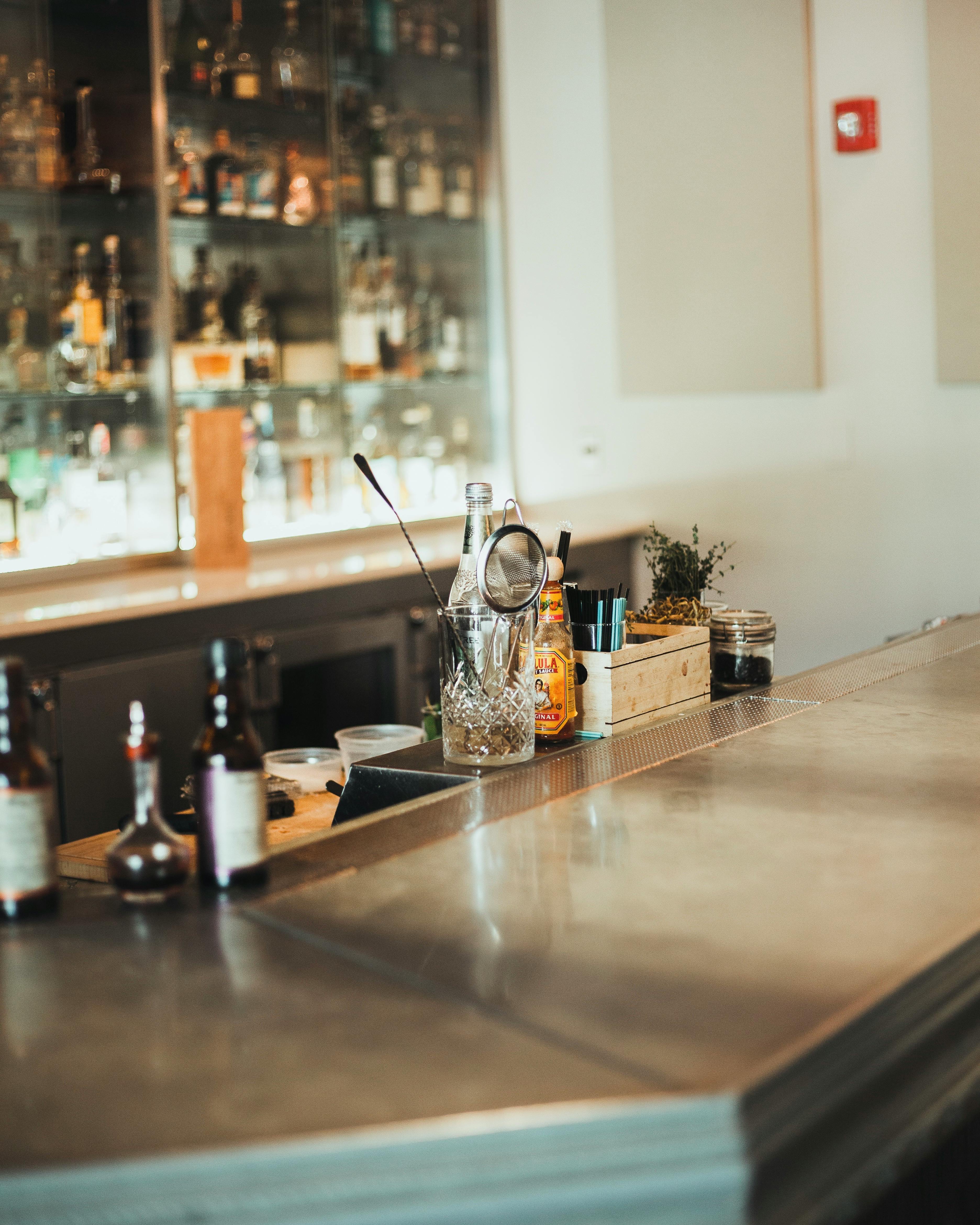 Granite Counter Top in a Coffee Shop · Free Stock Photo