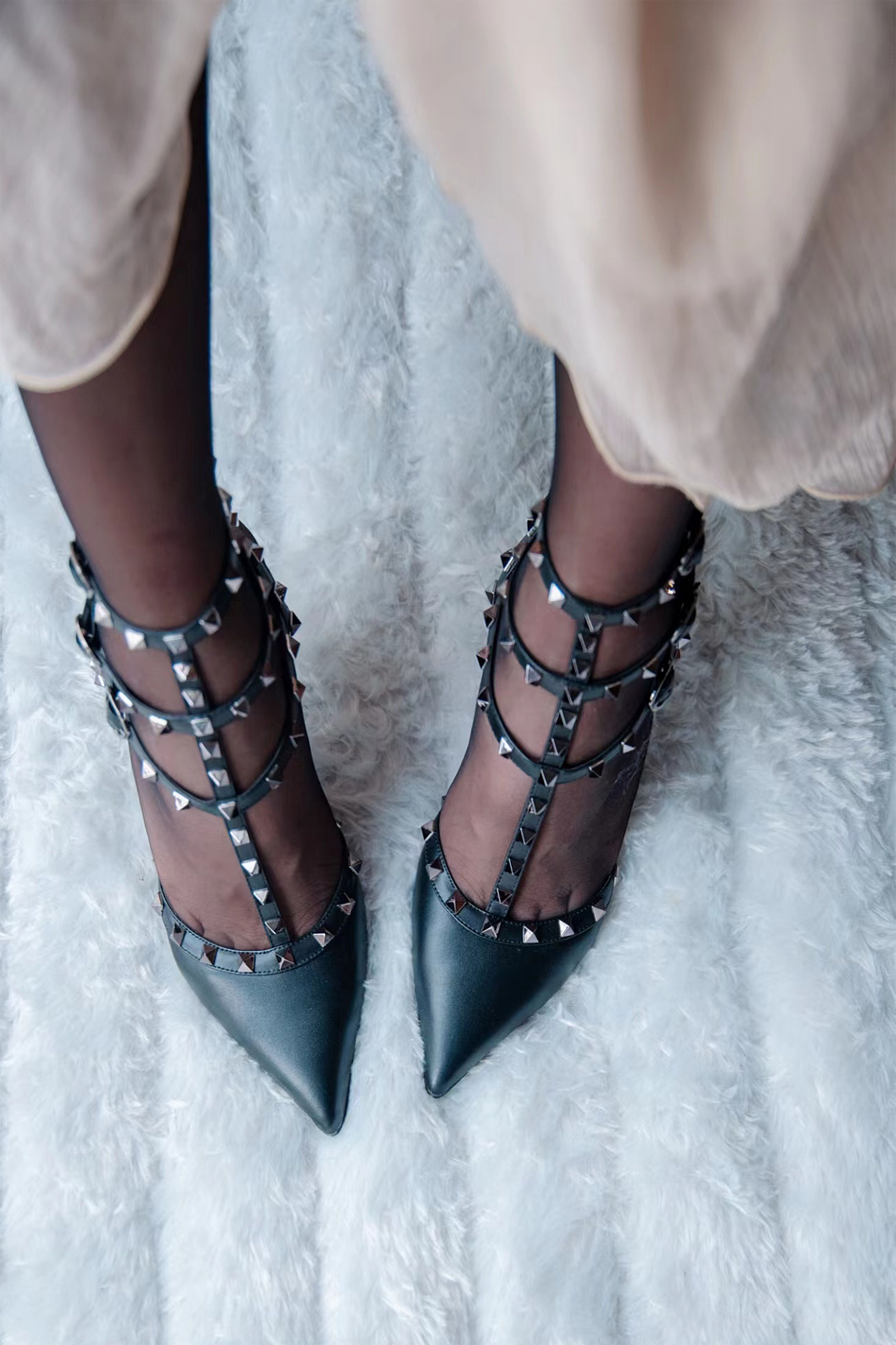 Woman Wearing a Pointed High Heels · Free Stock Photo