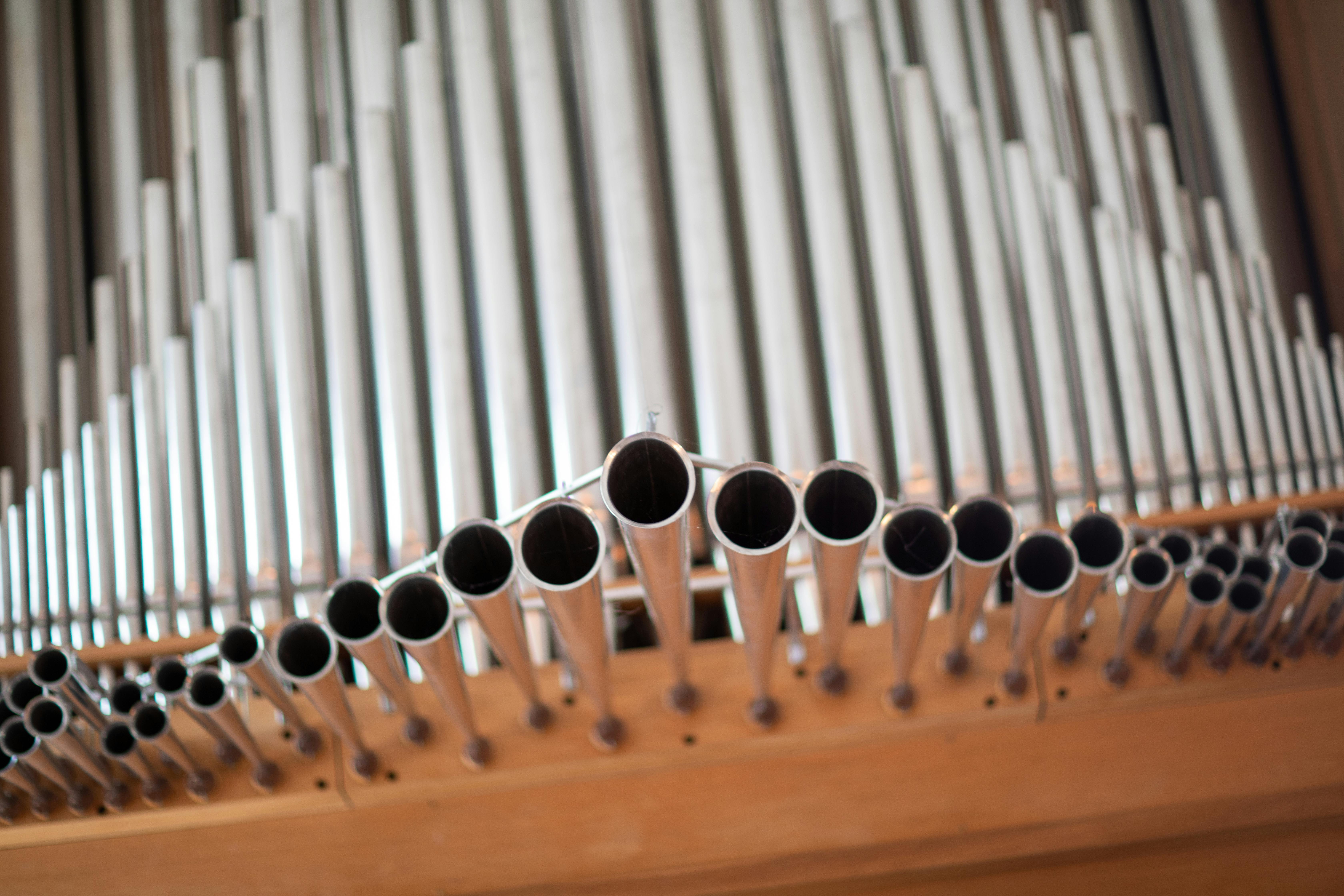 Shot of Organ Pipes · Free Stock Photo