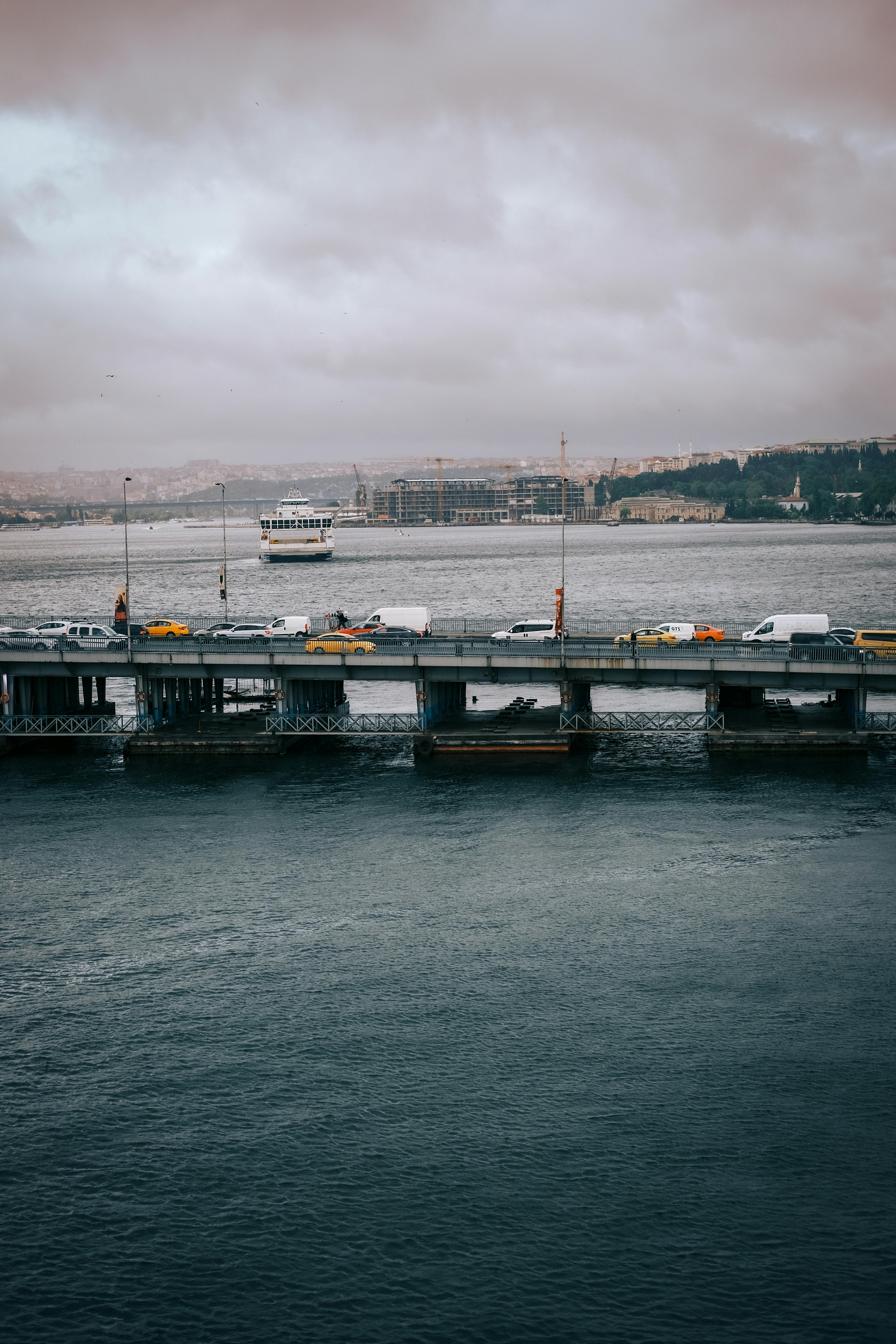 Traffic on a Bridge · Free Stock Photo