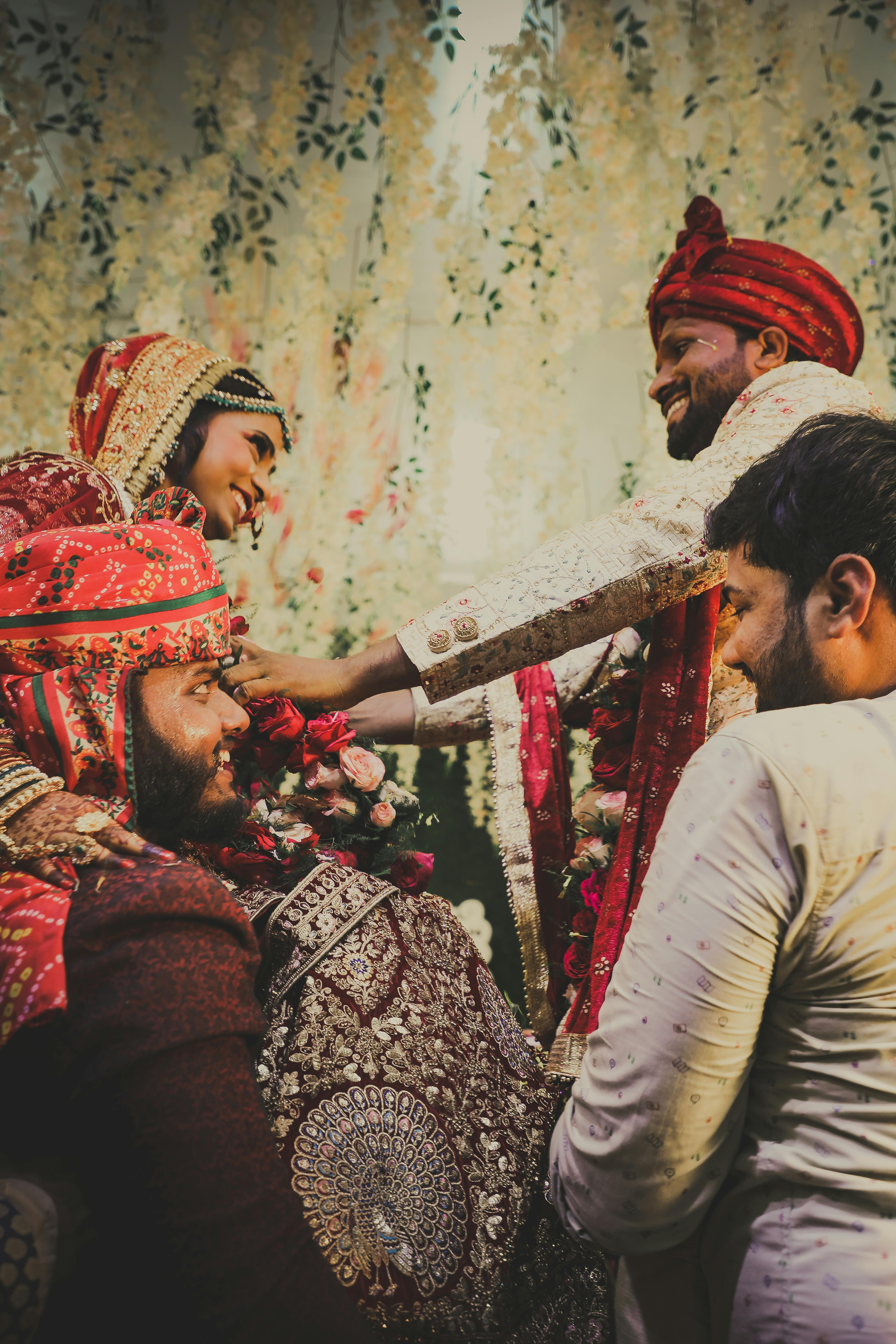 A Bride and Groom Getting Married · Free Stock Photo