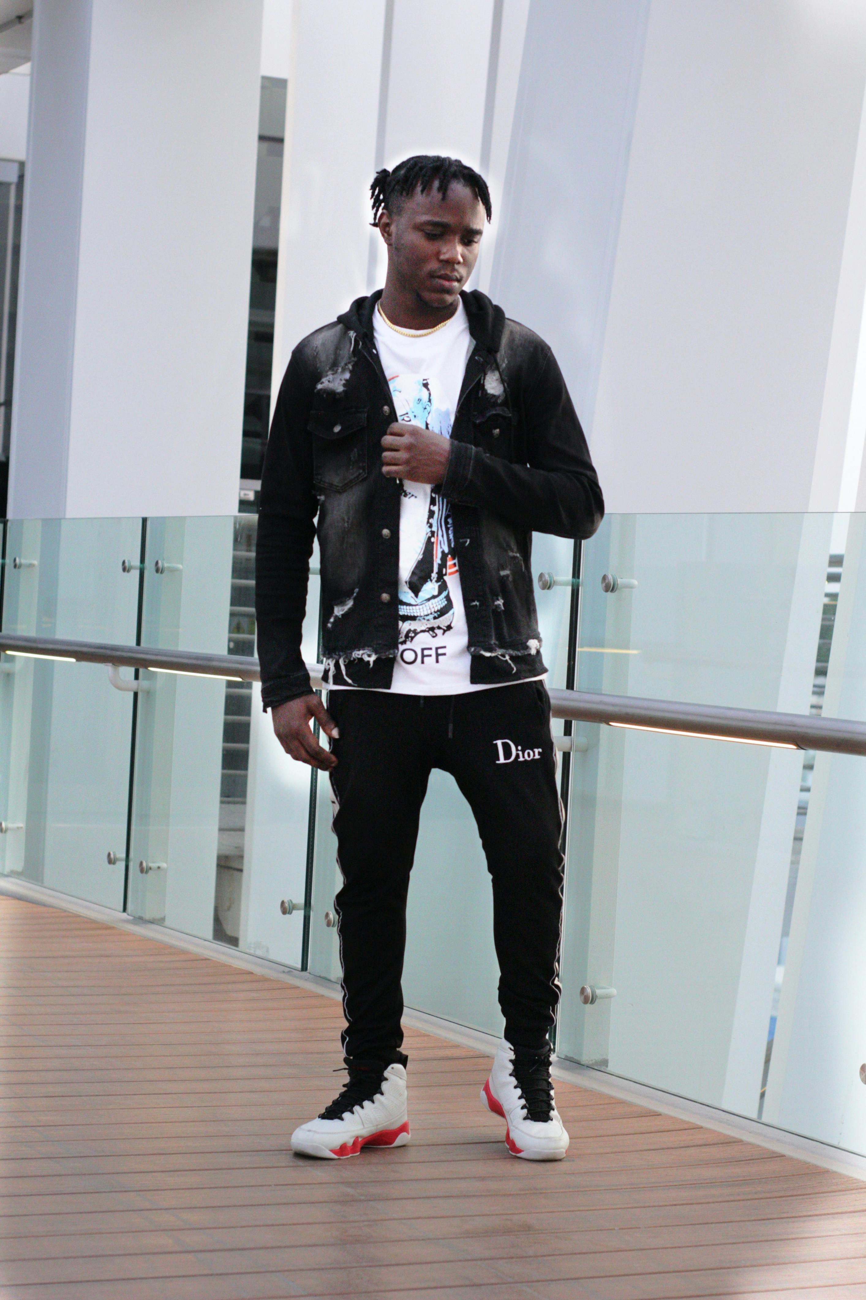 Two Man Standing by a Railing · Free Stock Photo