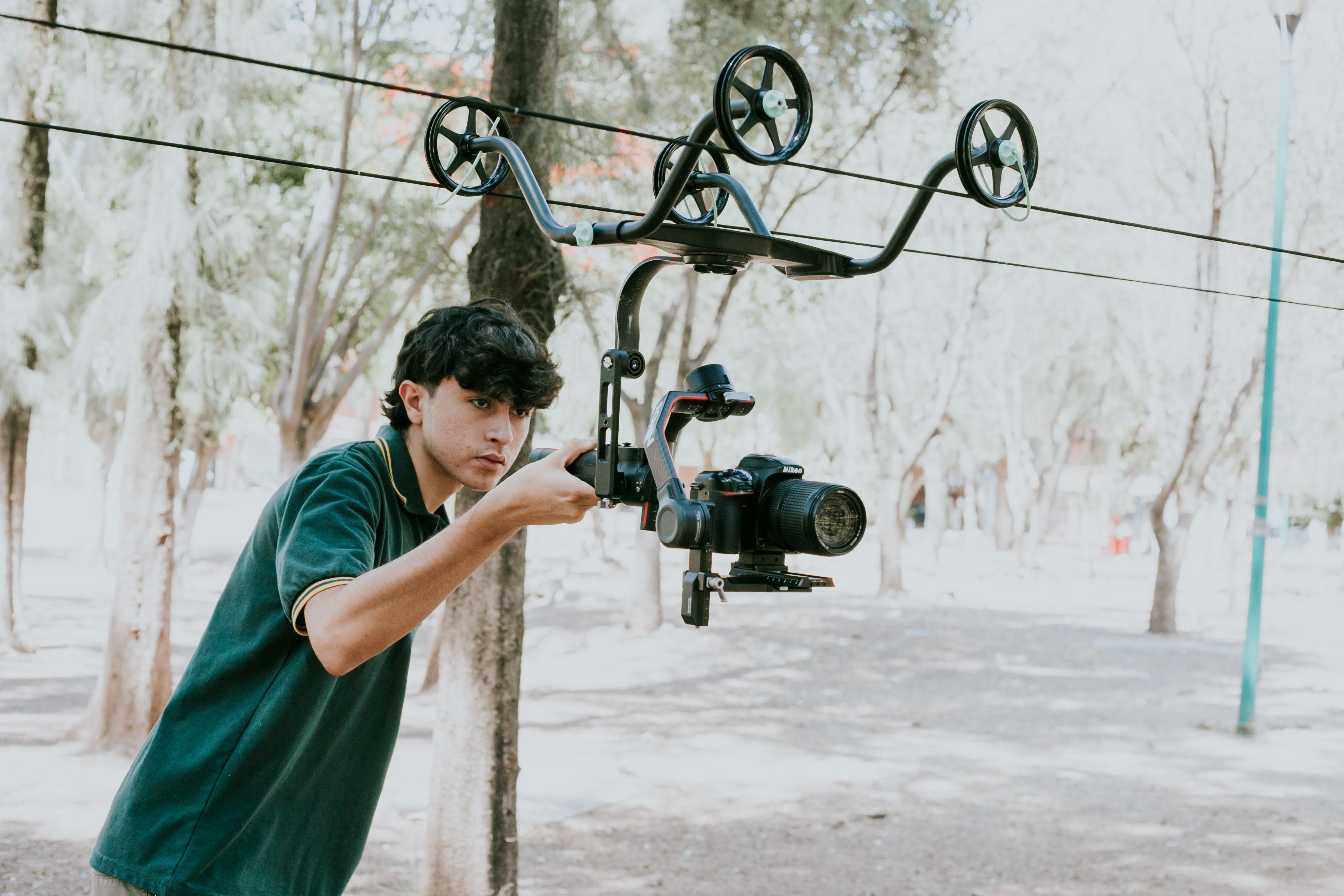 Cameraman on City Street · Free Stock Photo