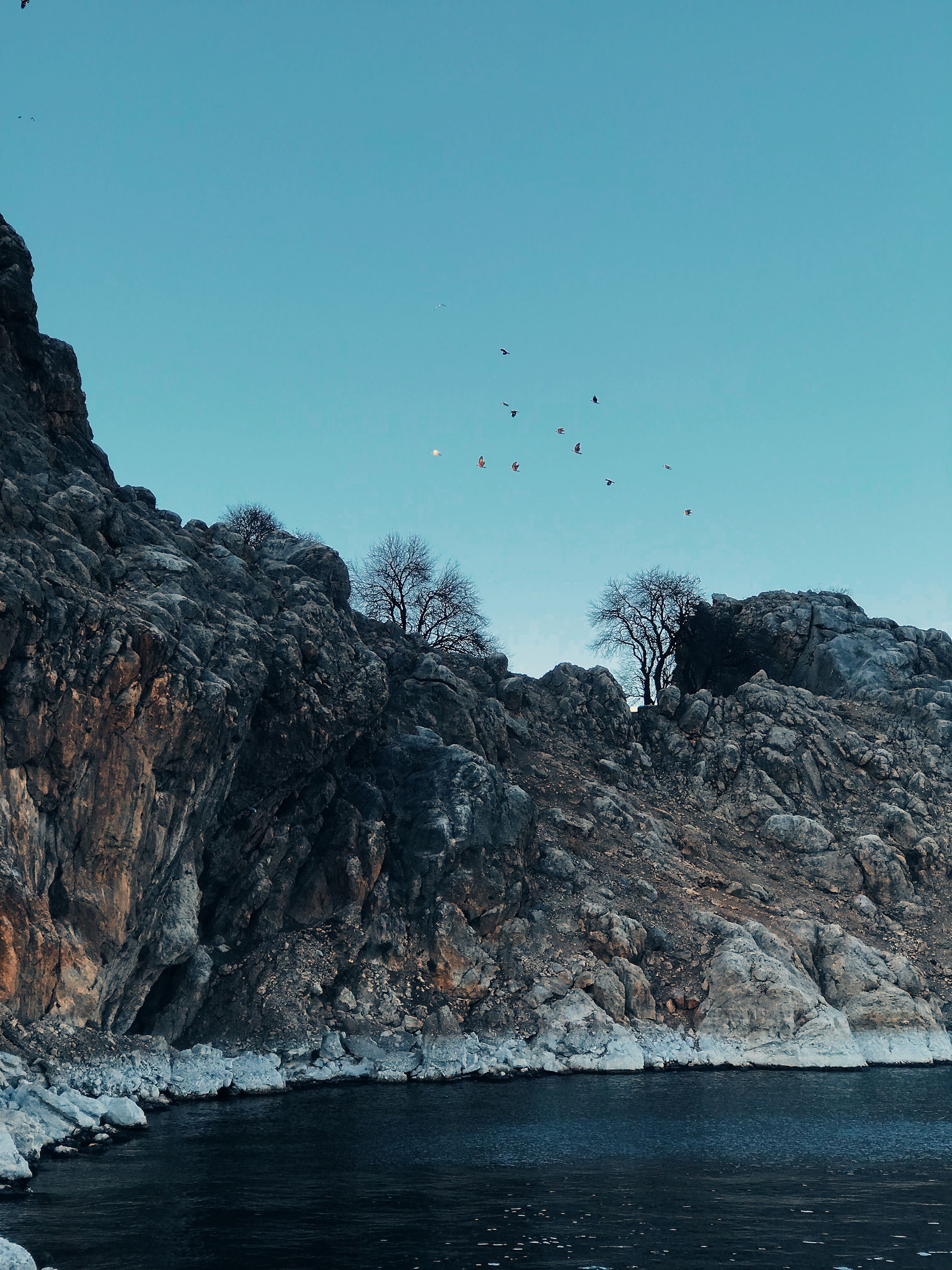 Rock Formation under Clear Blue Sky · Free Stock Photo
