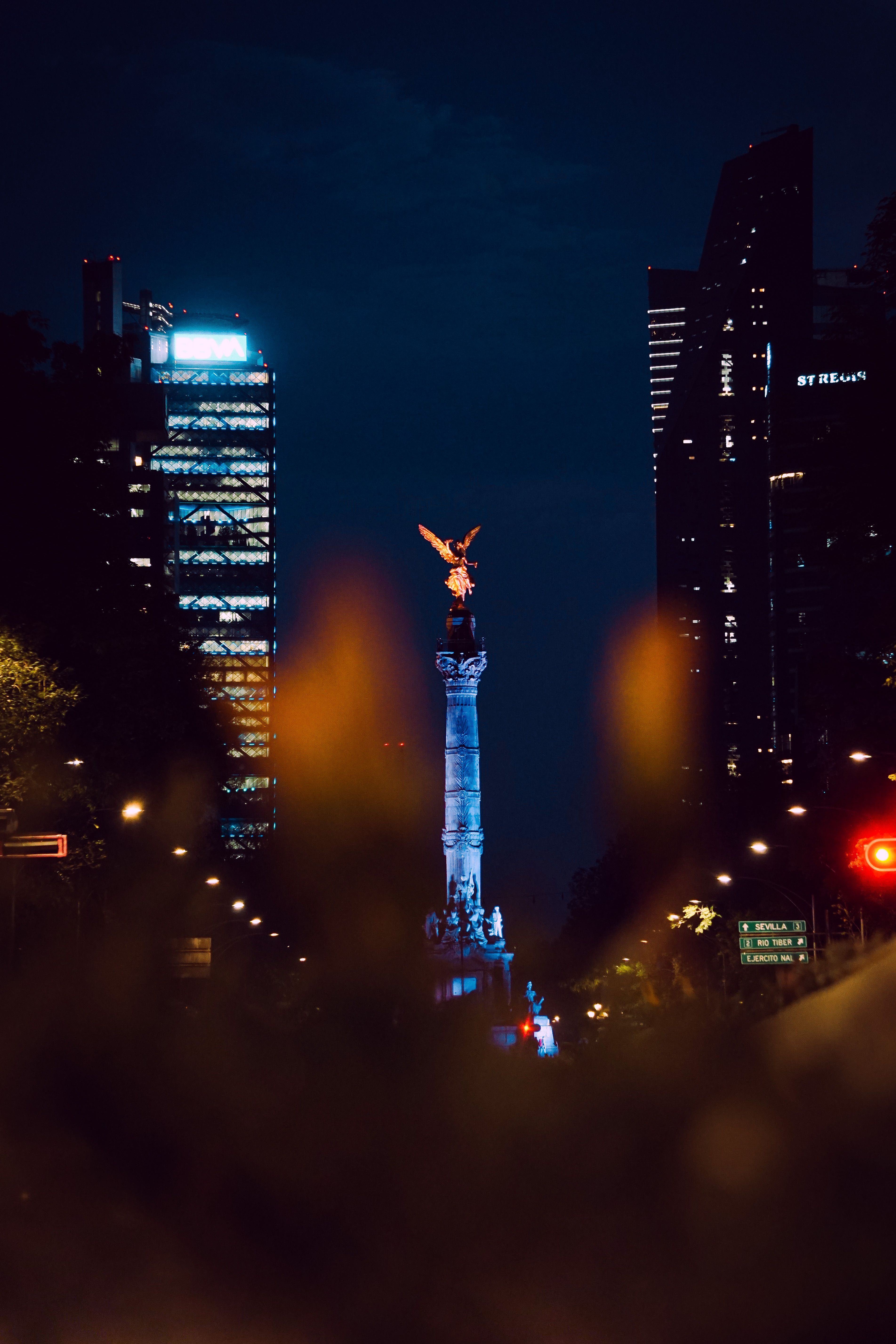 An Aerial Shot of a Roundabout in Mexico City · Free Stock Photo