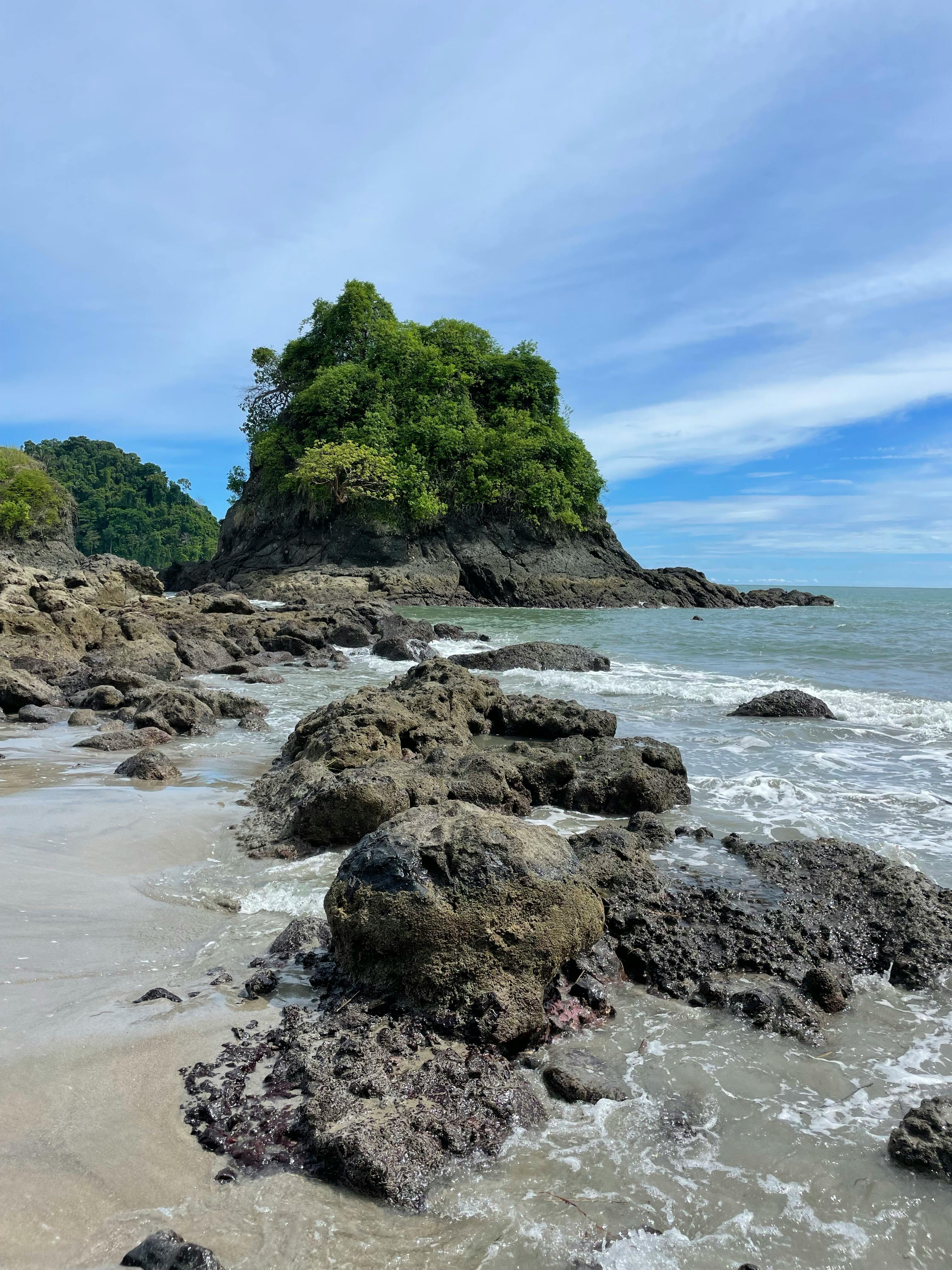 Scenic View of Rocky Shore by the Sea · Free Stock Photo