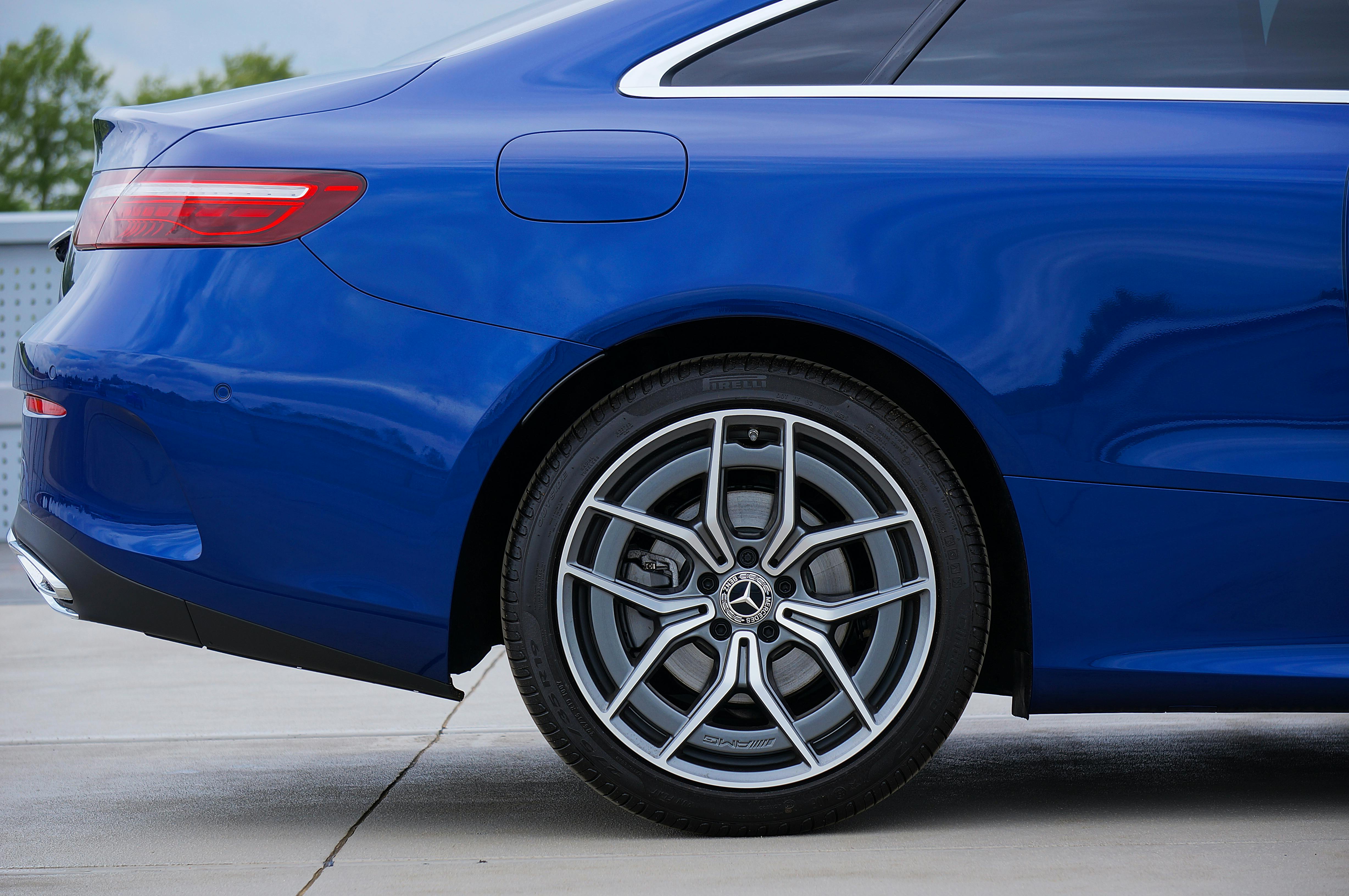 Close-up Photo of Blue Car · Free Stock Photo