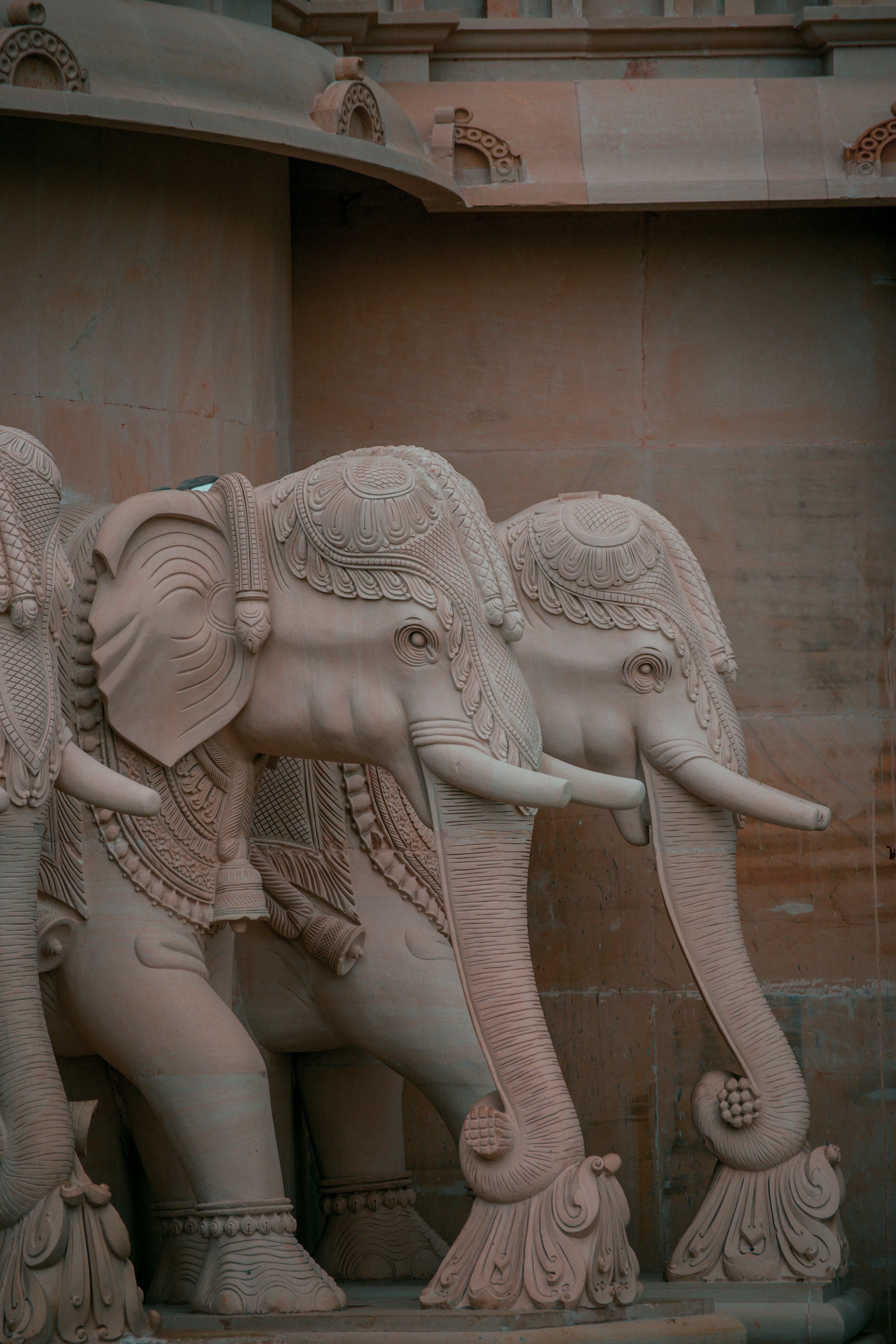Akshardham Elephants