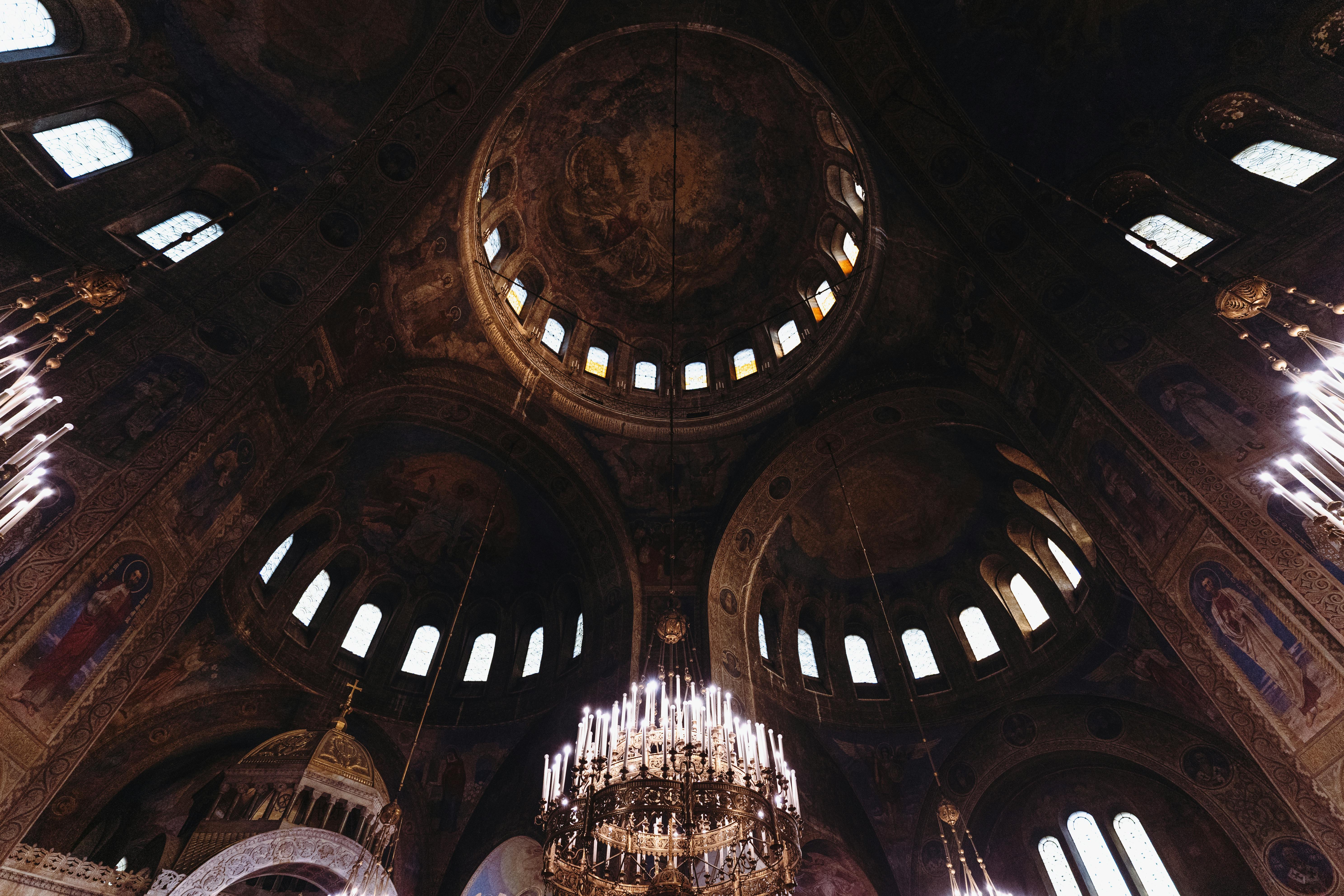 Ornamented Domes in Cathedral · Free Stock Photo