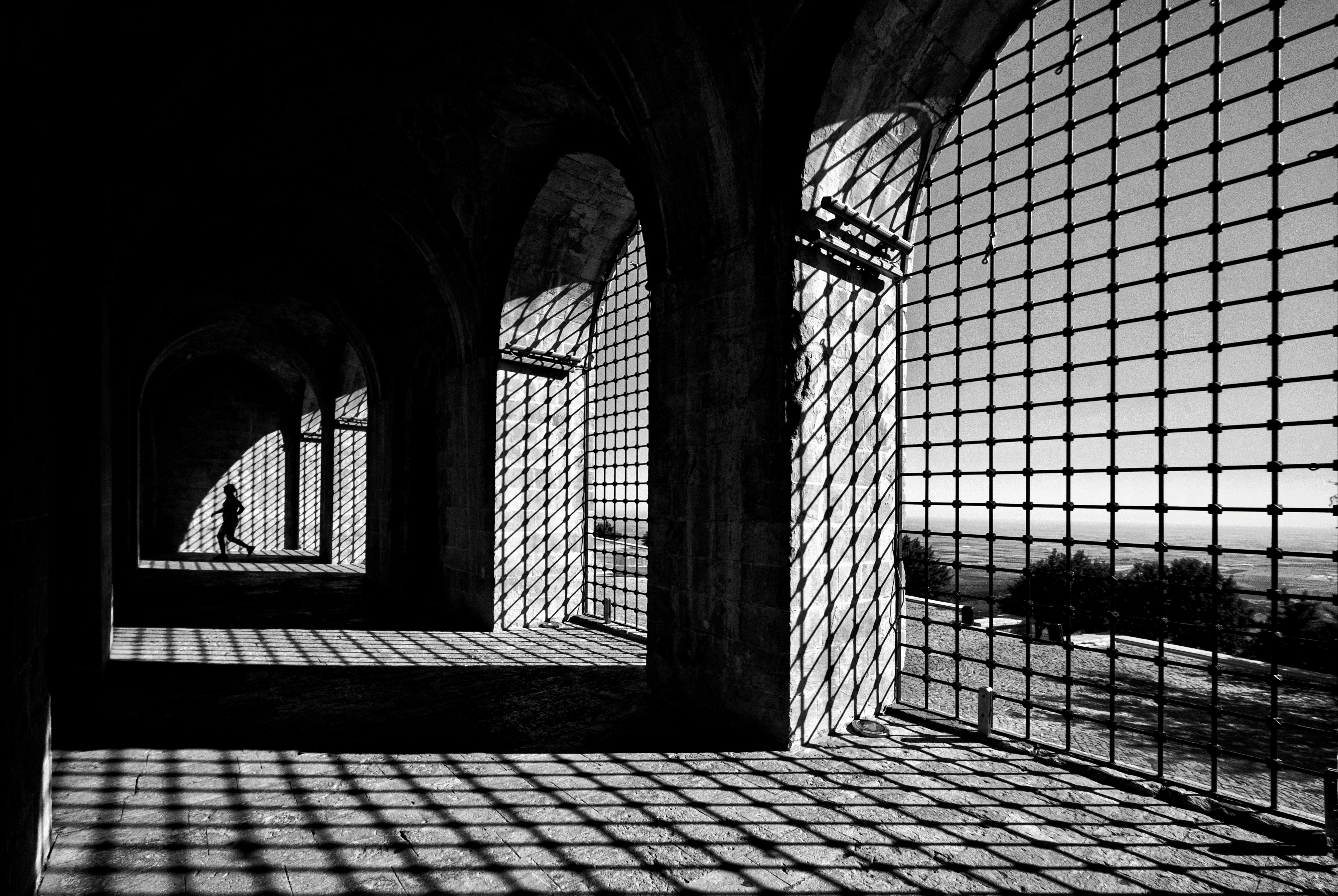 Metal Bars Casting Shadows · Free Stock Photo