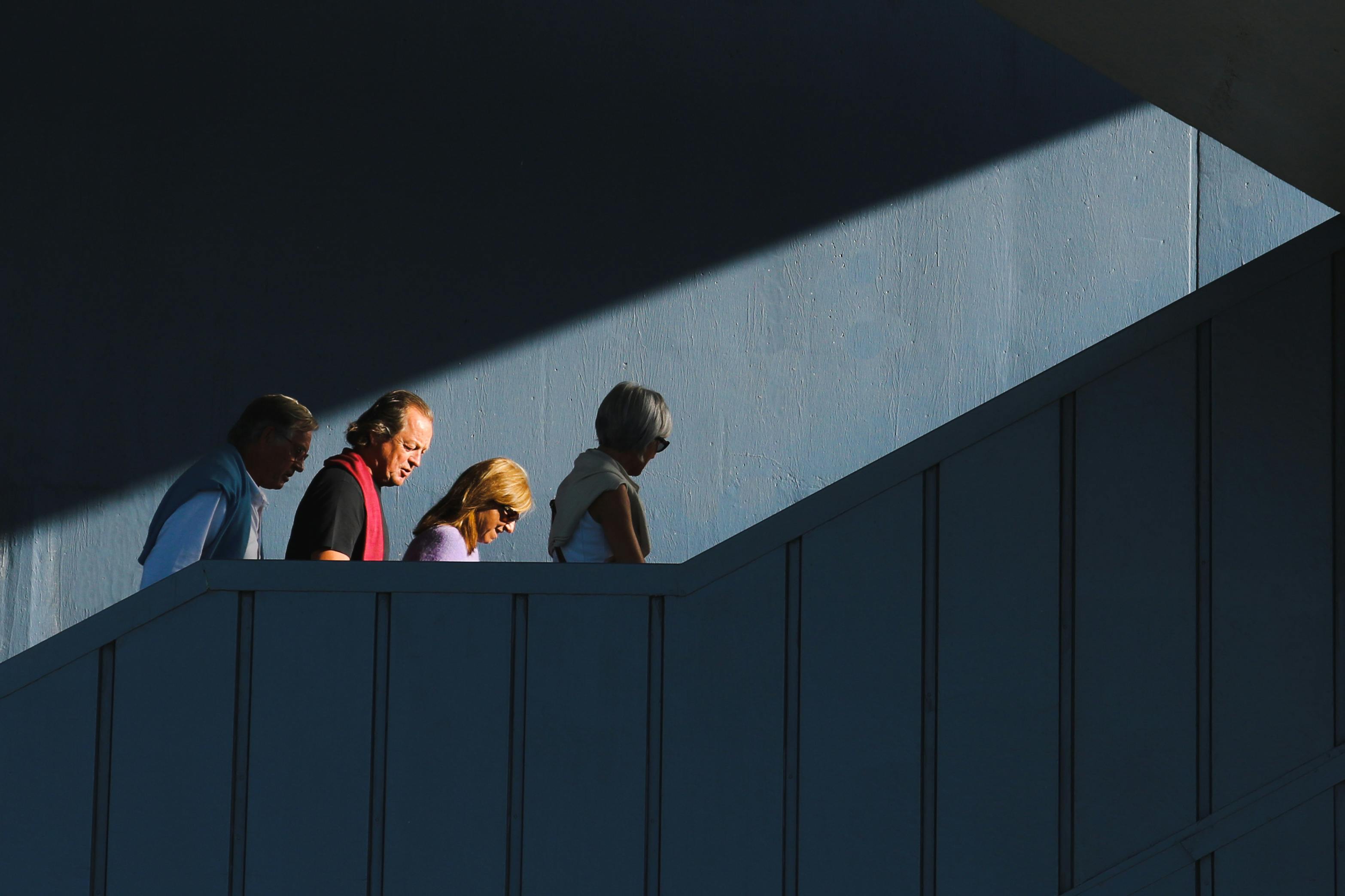 People Going Up the Stairs · Free Stock Photo
