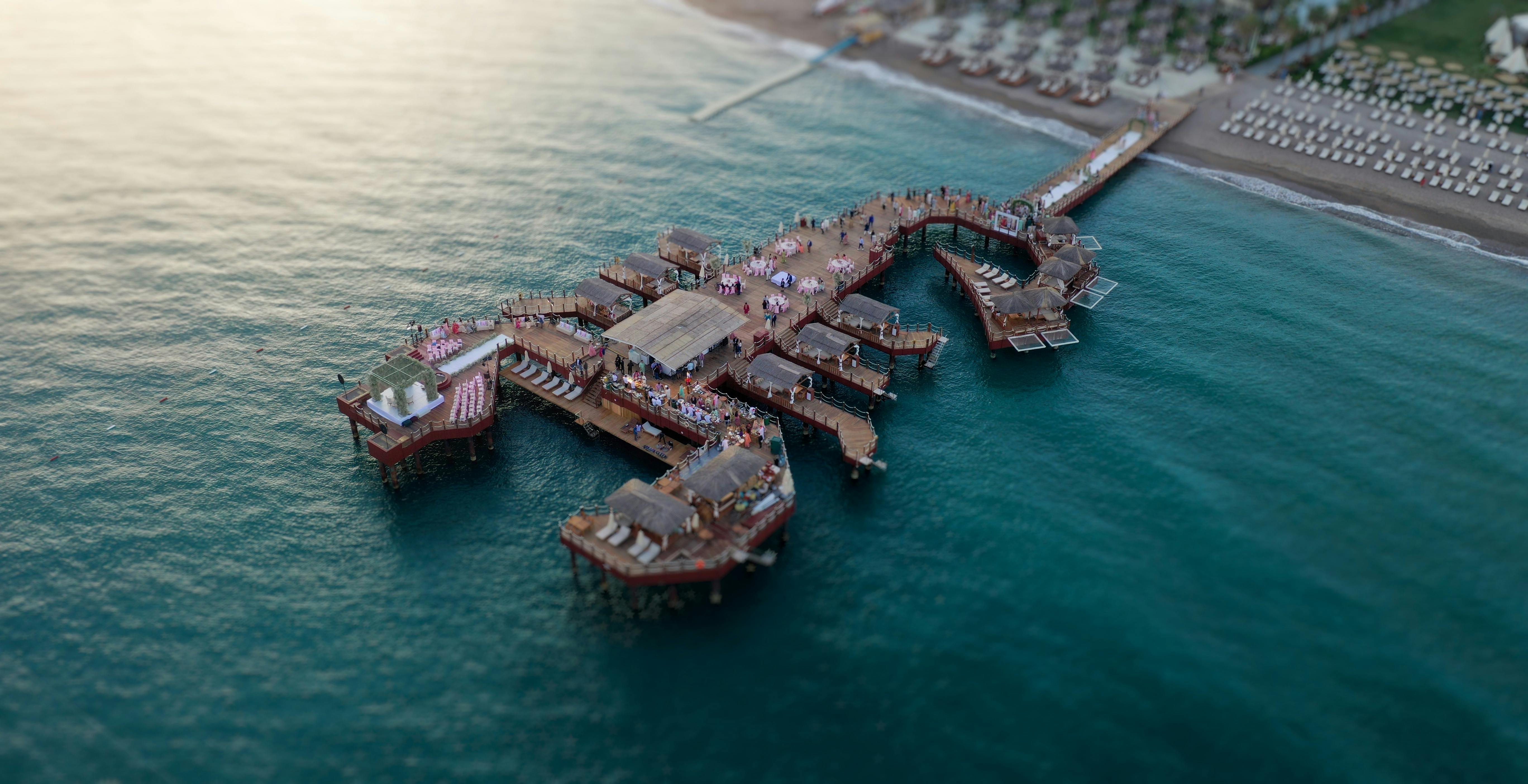 Aerial View of Scorpion Pier in Antalya, Turkey · Free Stock Photo