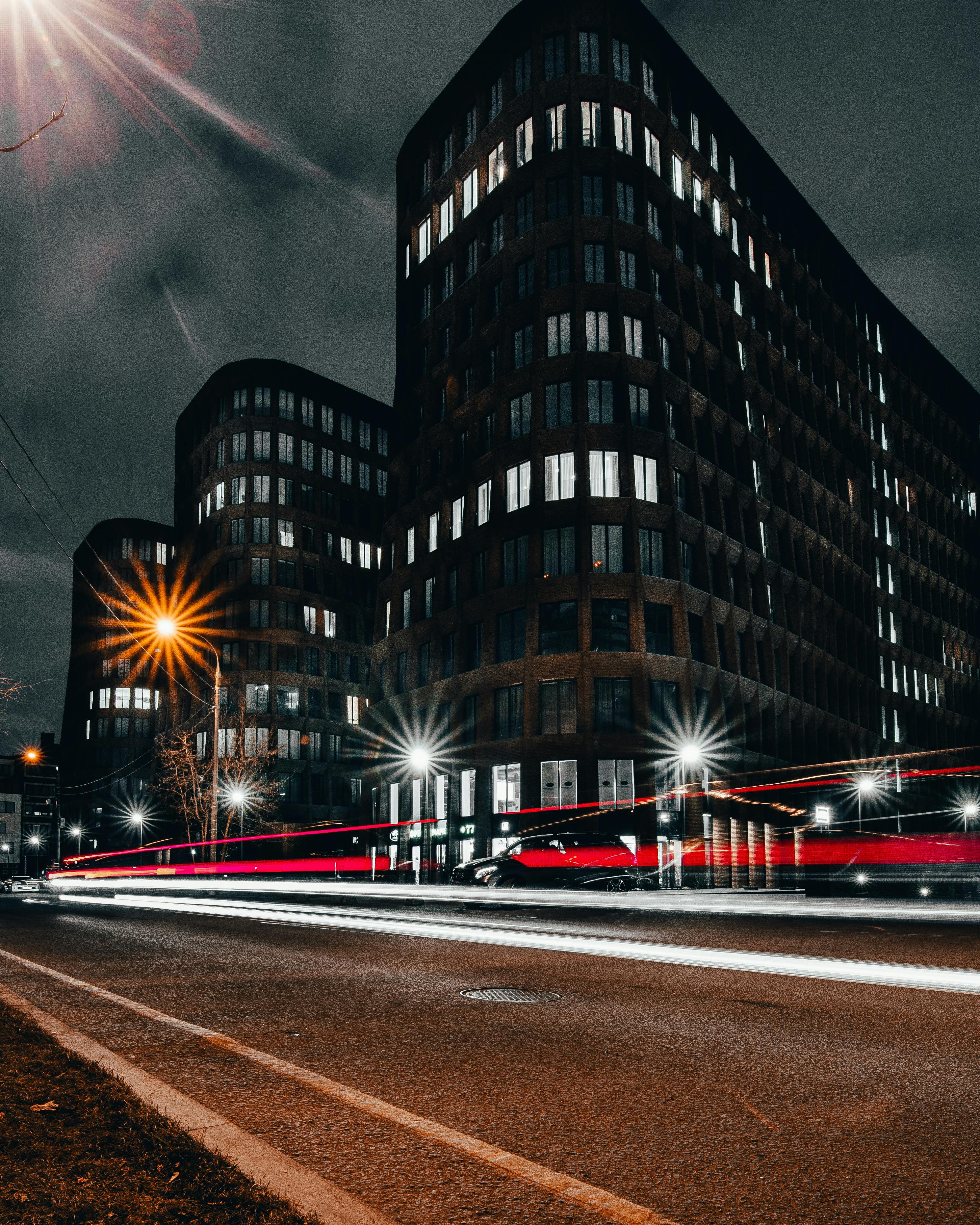 Castle Ruins across Street from Modern House · Free Stock Photo
