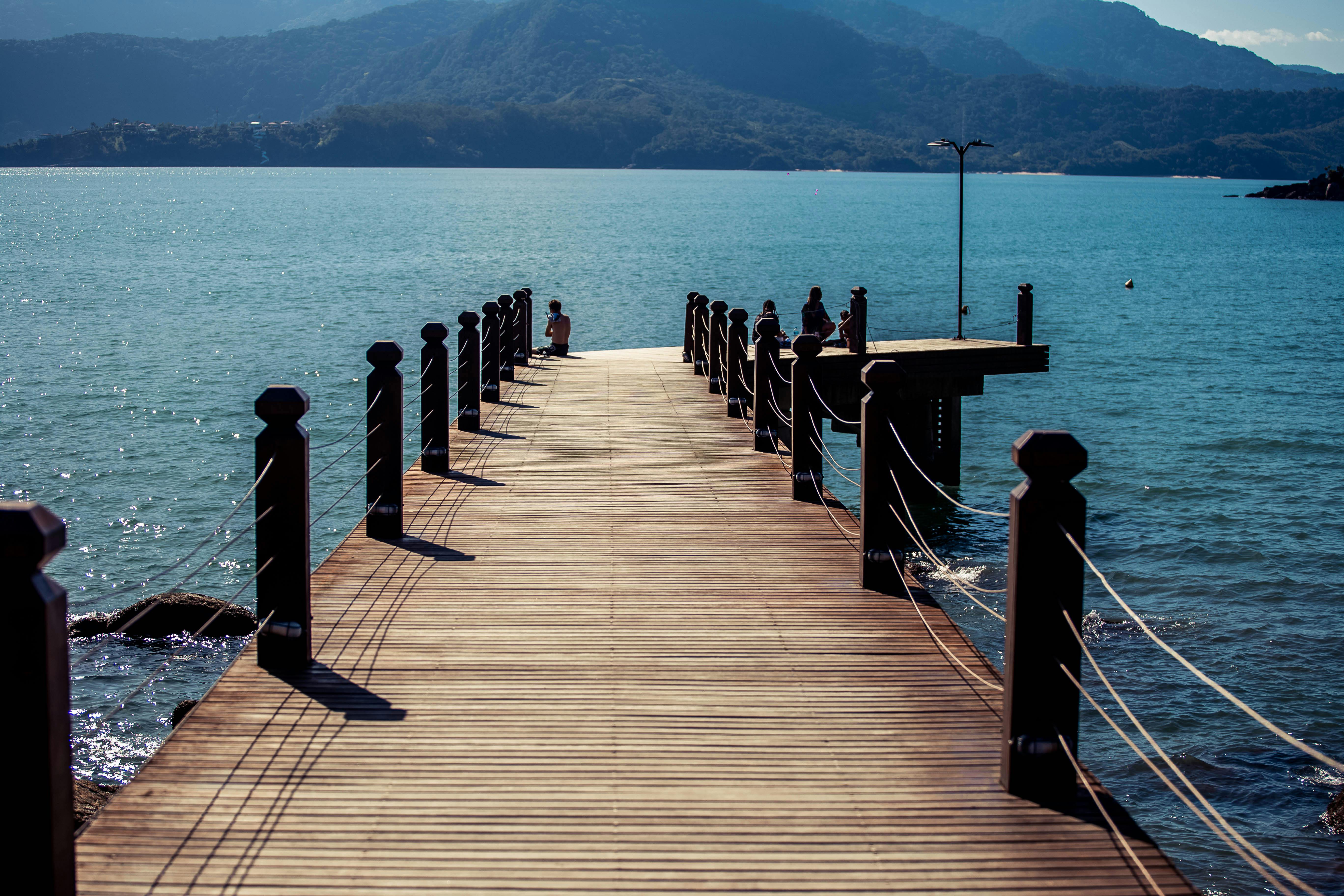 A Wooden Dock on the Sea · Free Stock Photo