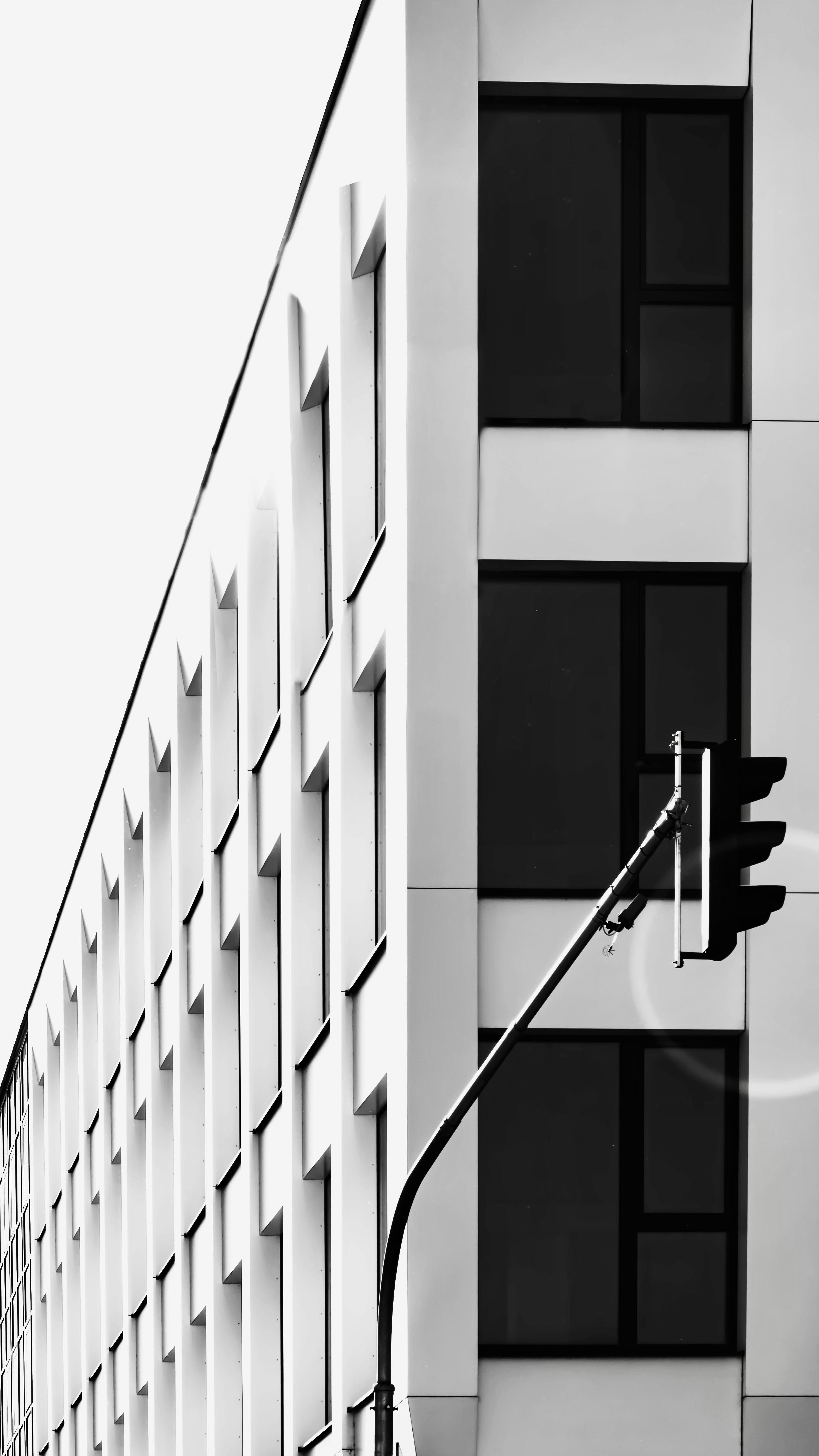 Side View of Black and White Building · Free Stock Photo