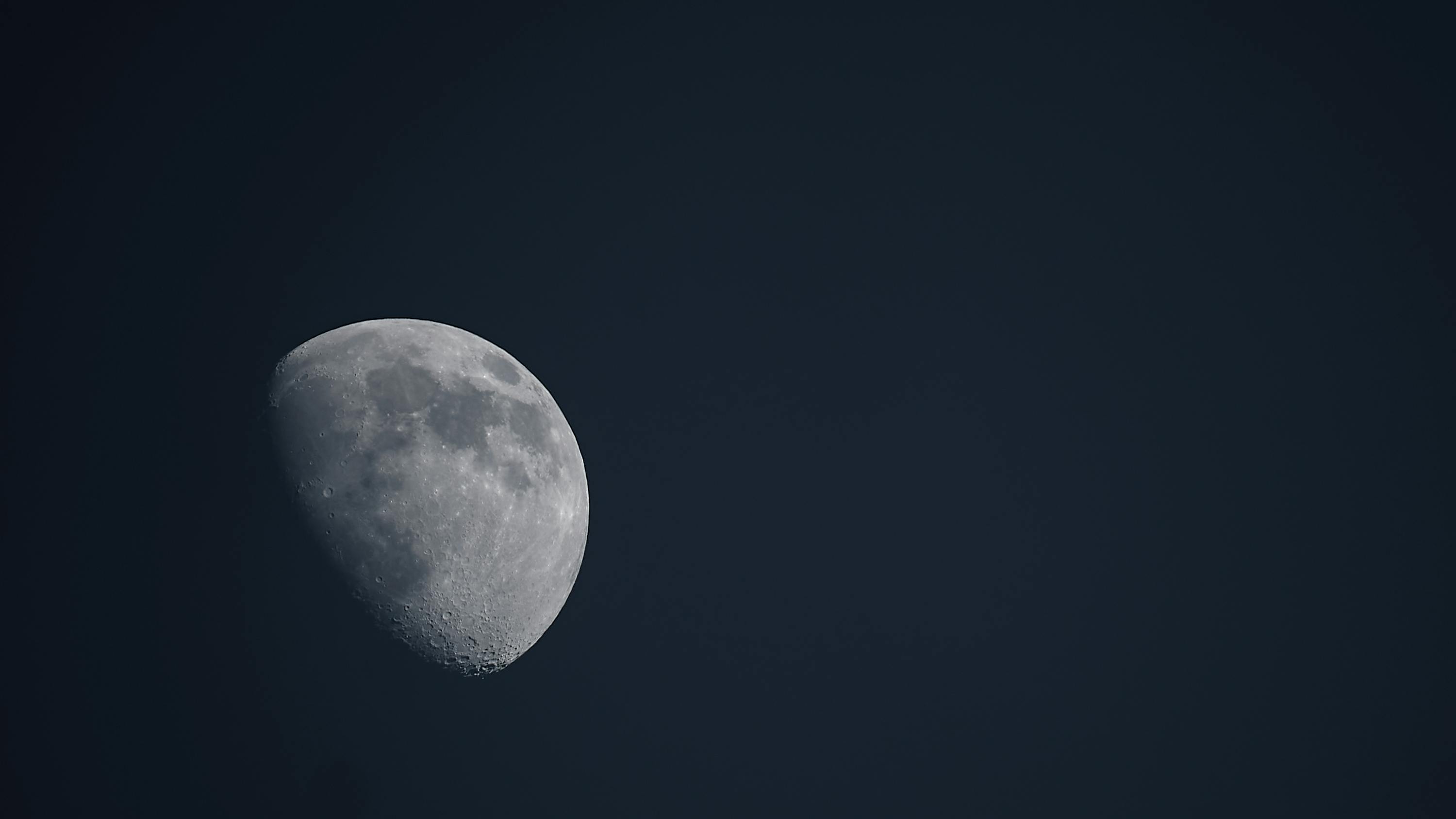 Grayscale Photo of Moon · Free Stock Photo