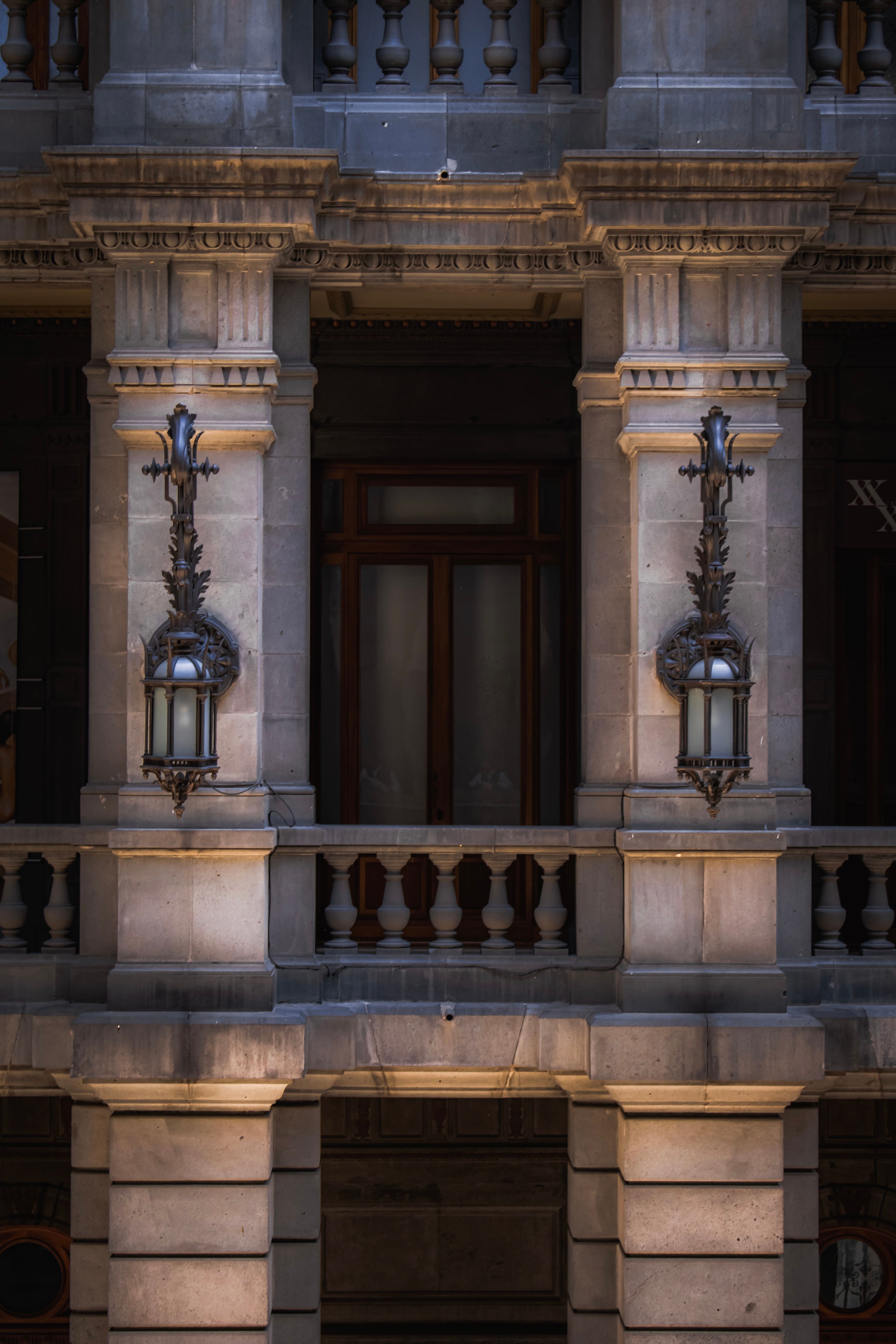 Lamps around Balcony · Free Stock Photo