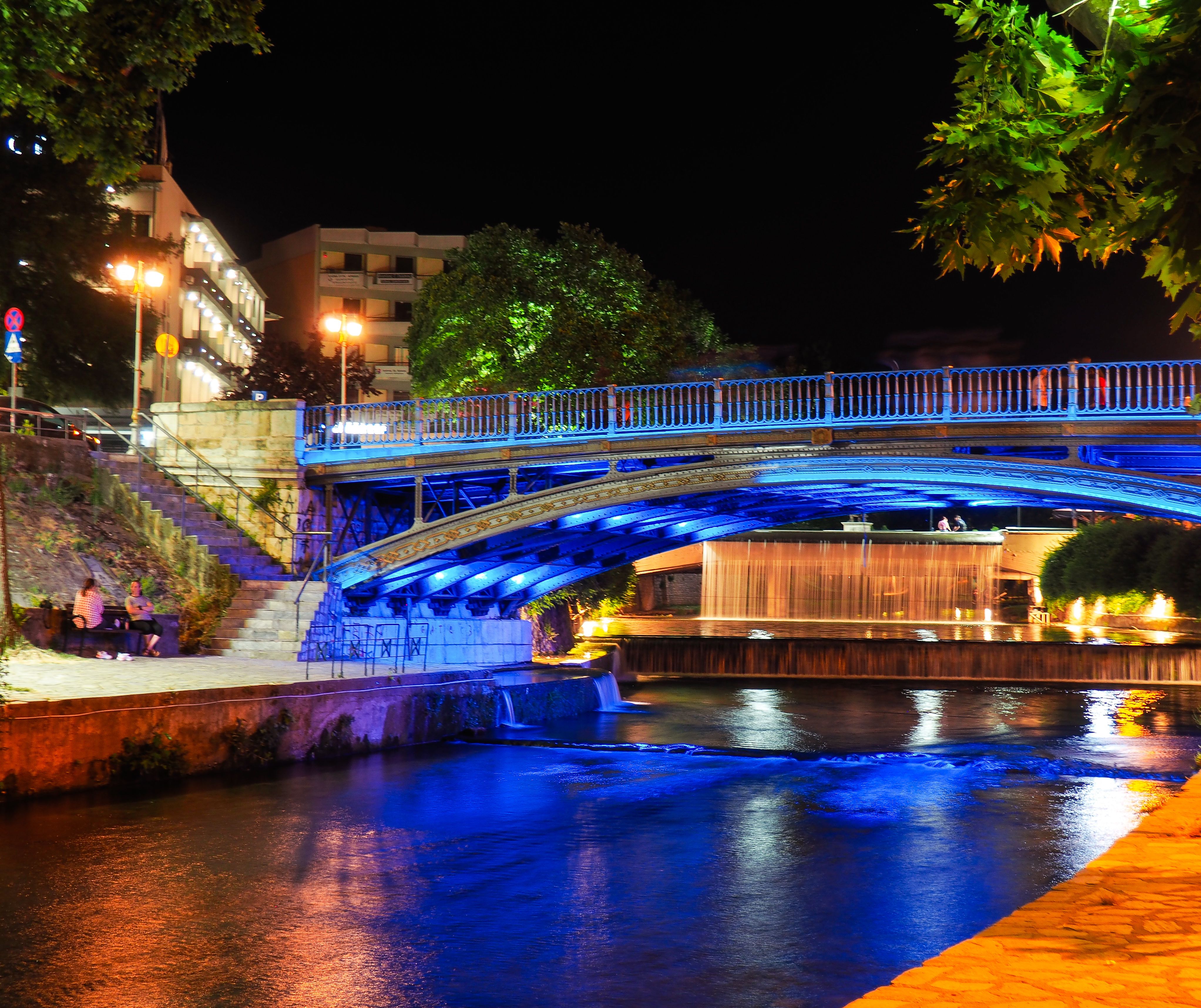 Bridge over River during Night Time · Free Stock Photo