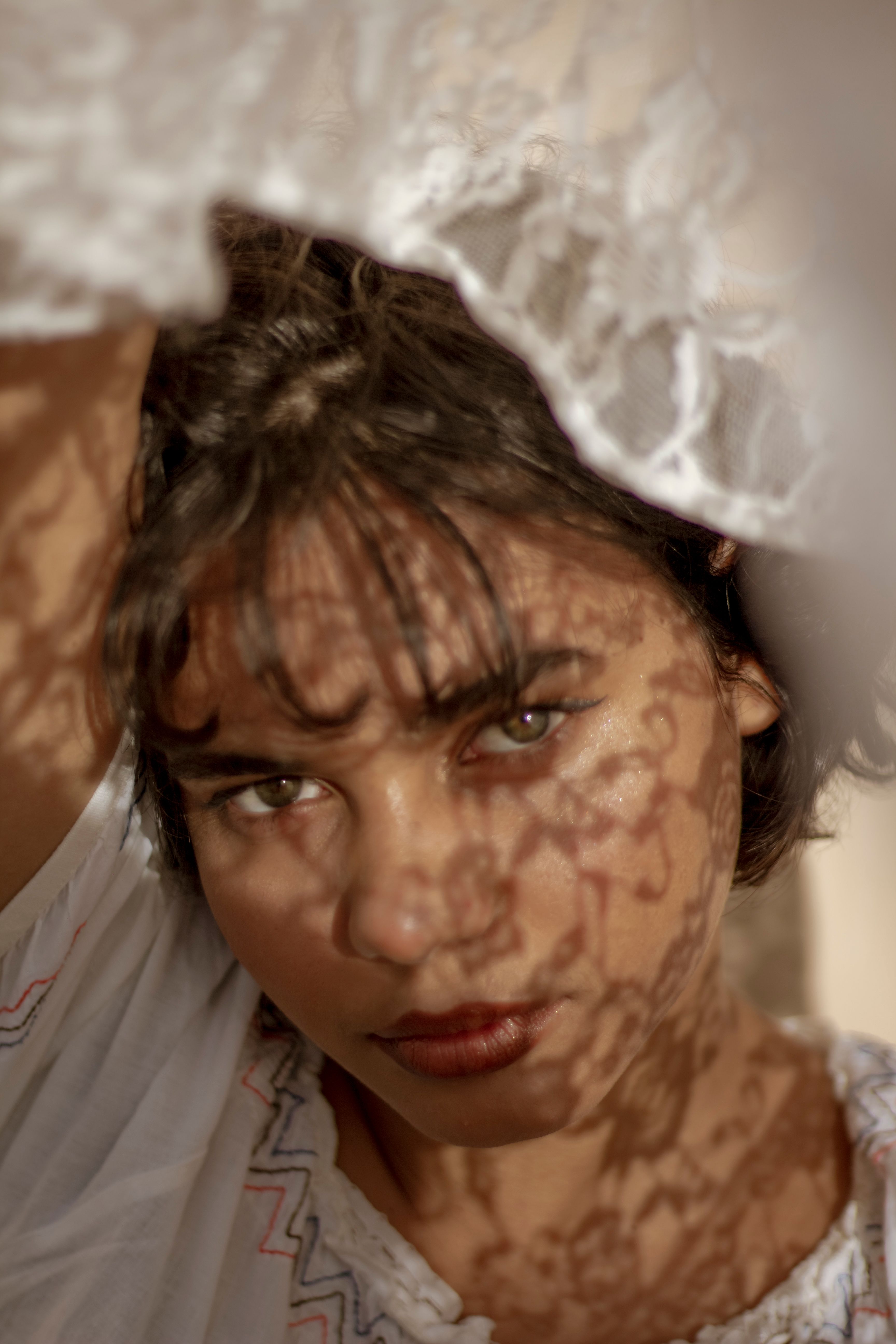 Sunlight on Pretty Girls Face · Free Stock Photo