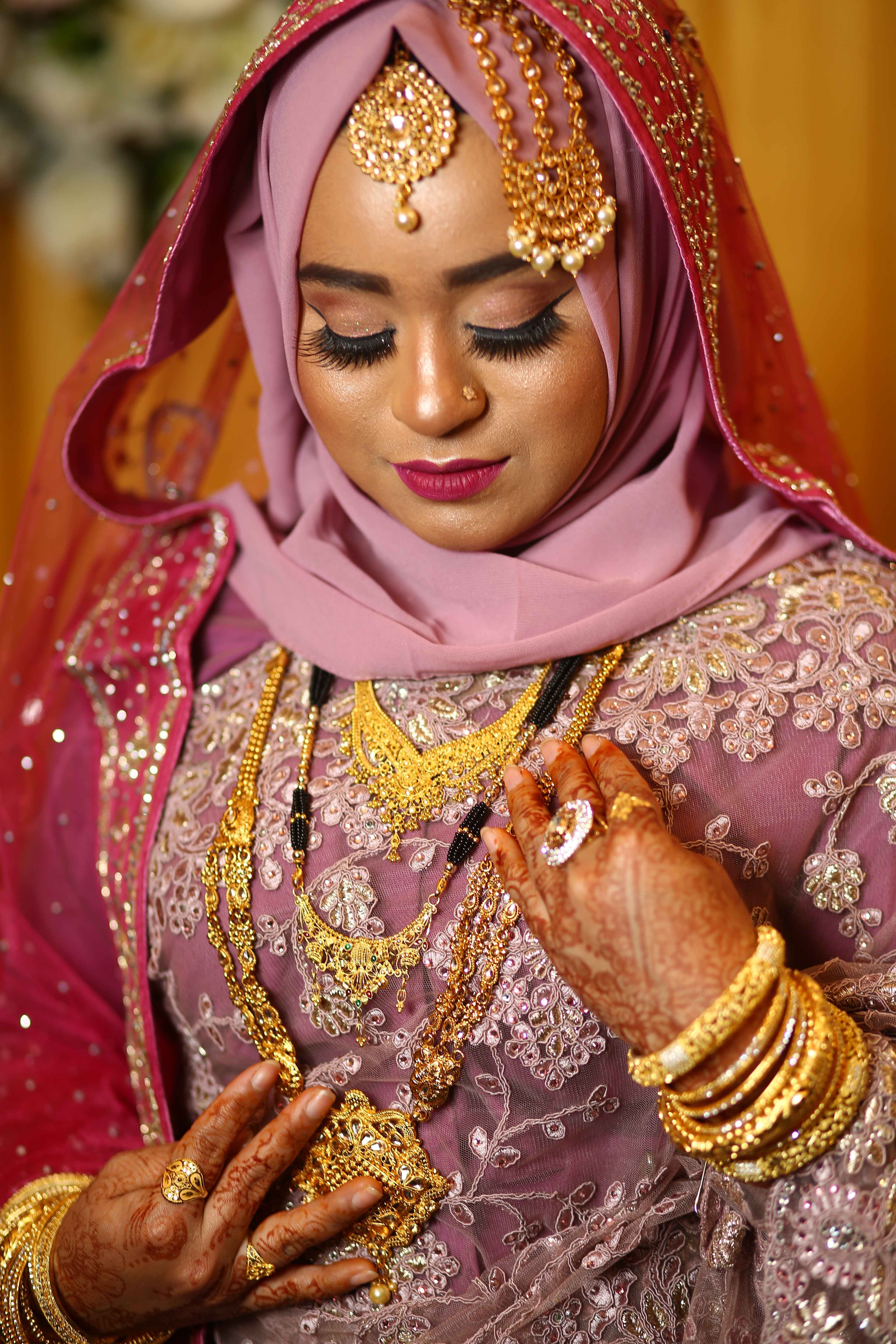 A Beautiful Bride in Her Wedding Dress · Free Stock Photo