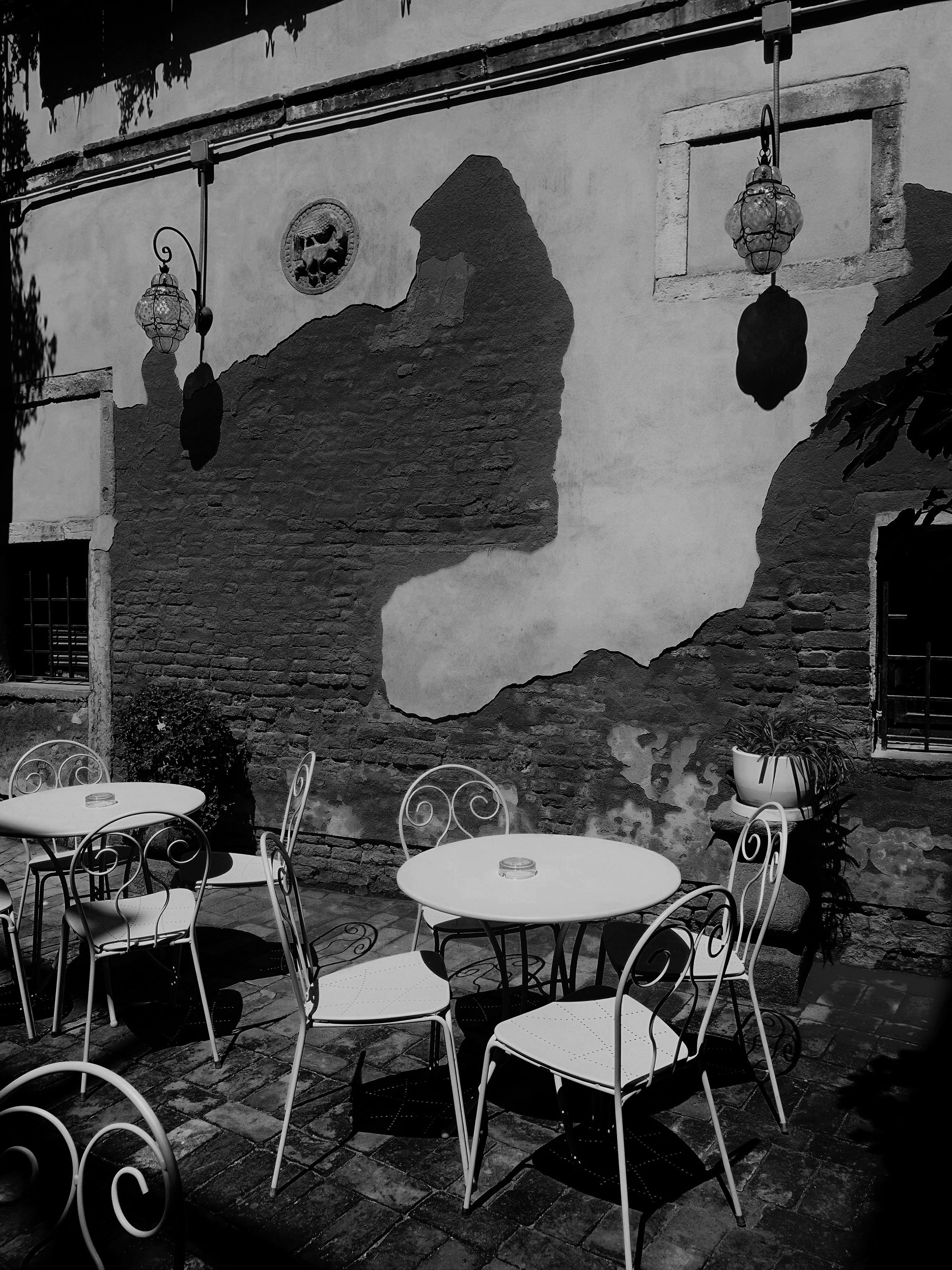 Black Metal Table and Chairs · Free Stock Photo