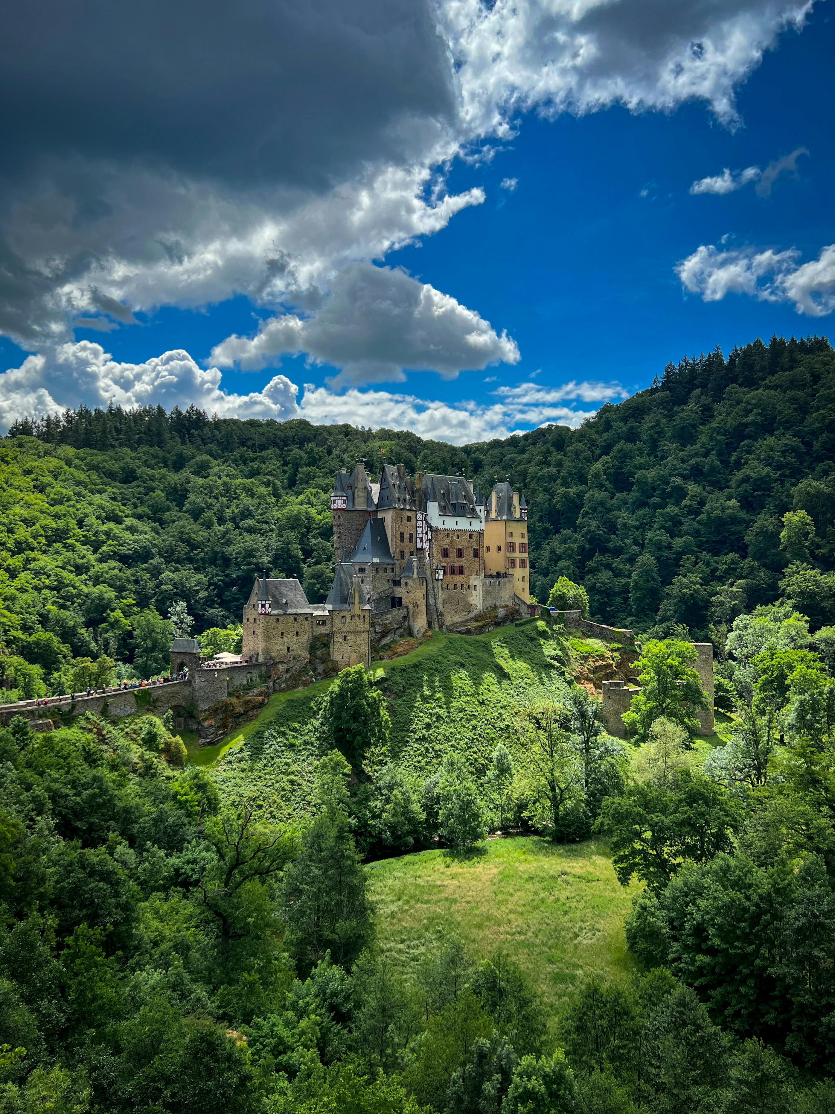 A Concrete Castle on Top of the Hill · Free Stock Photo