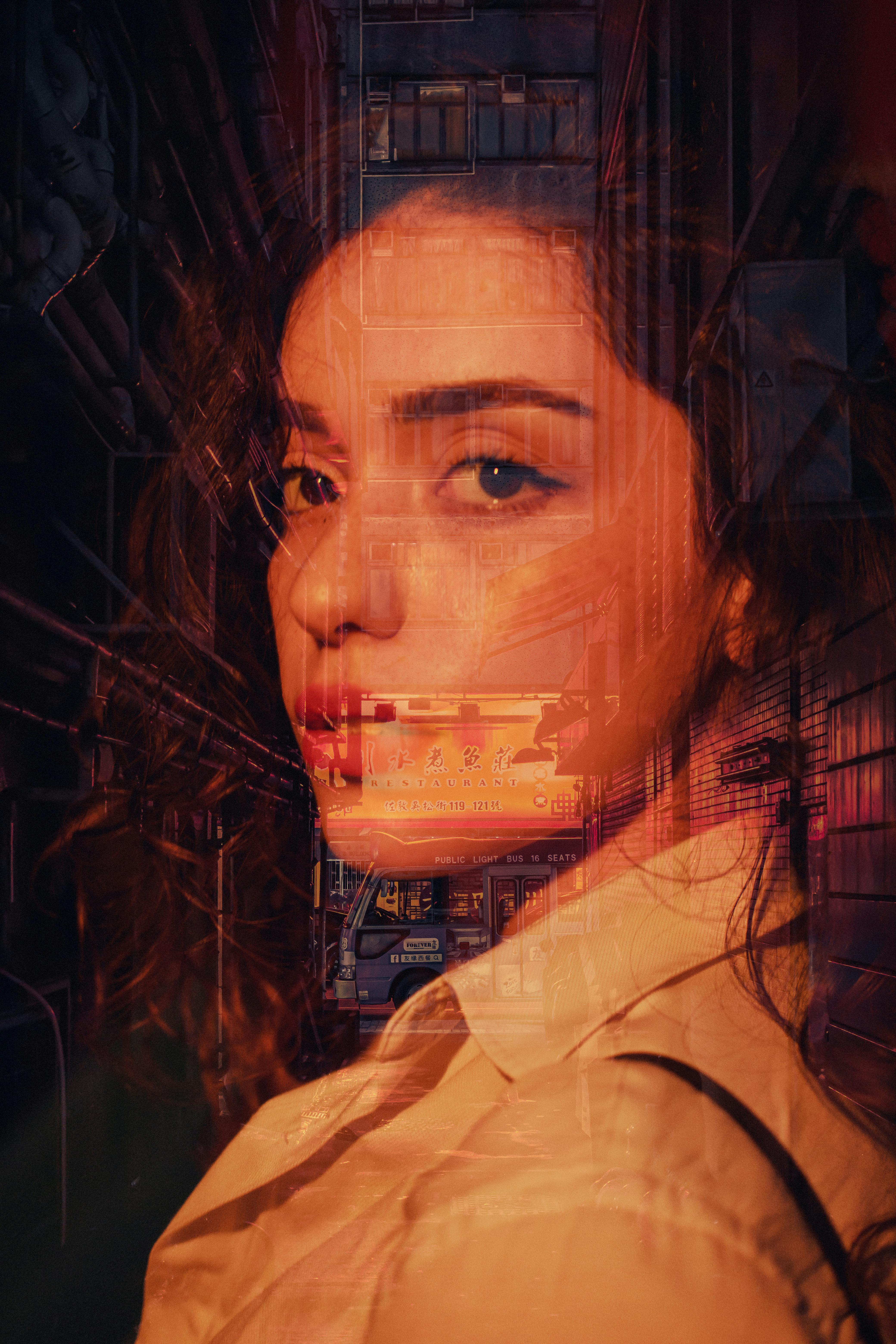 Fading Face of Woman · Free Stock Photo