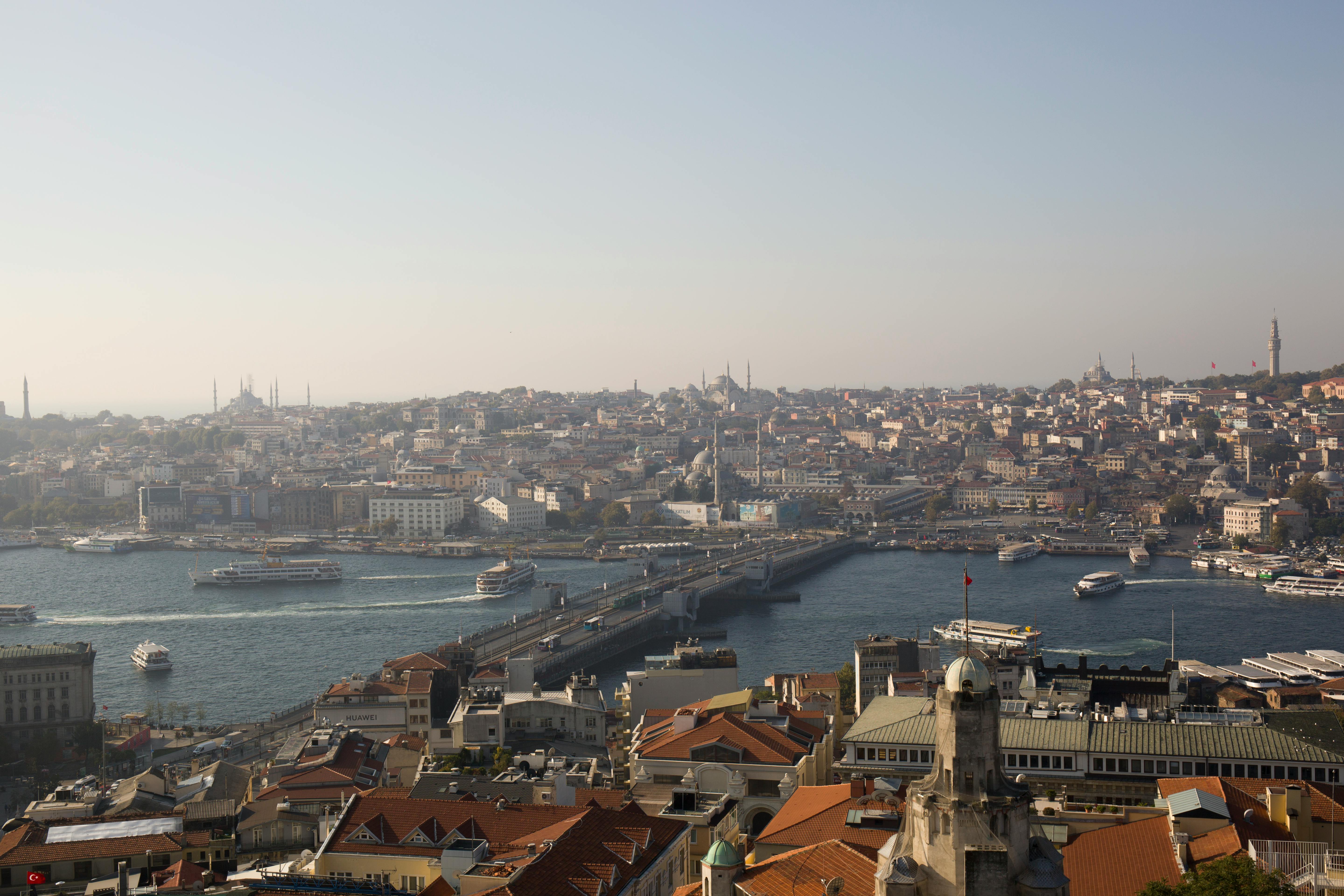 An aerial view of the city of istanbul · Free Stock Photo