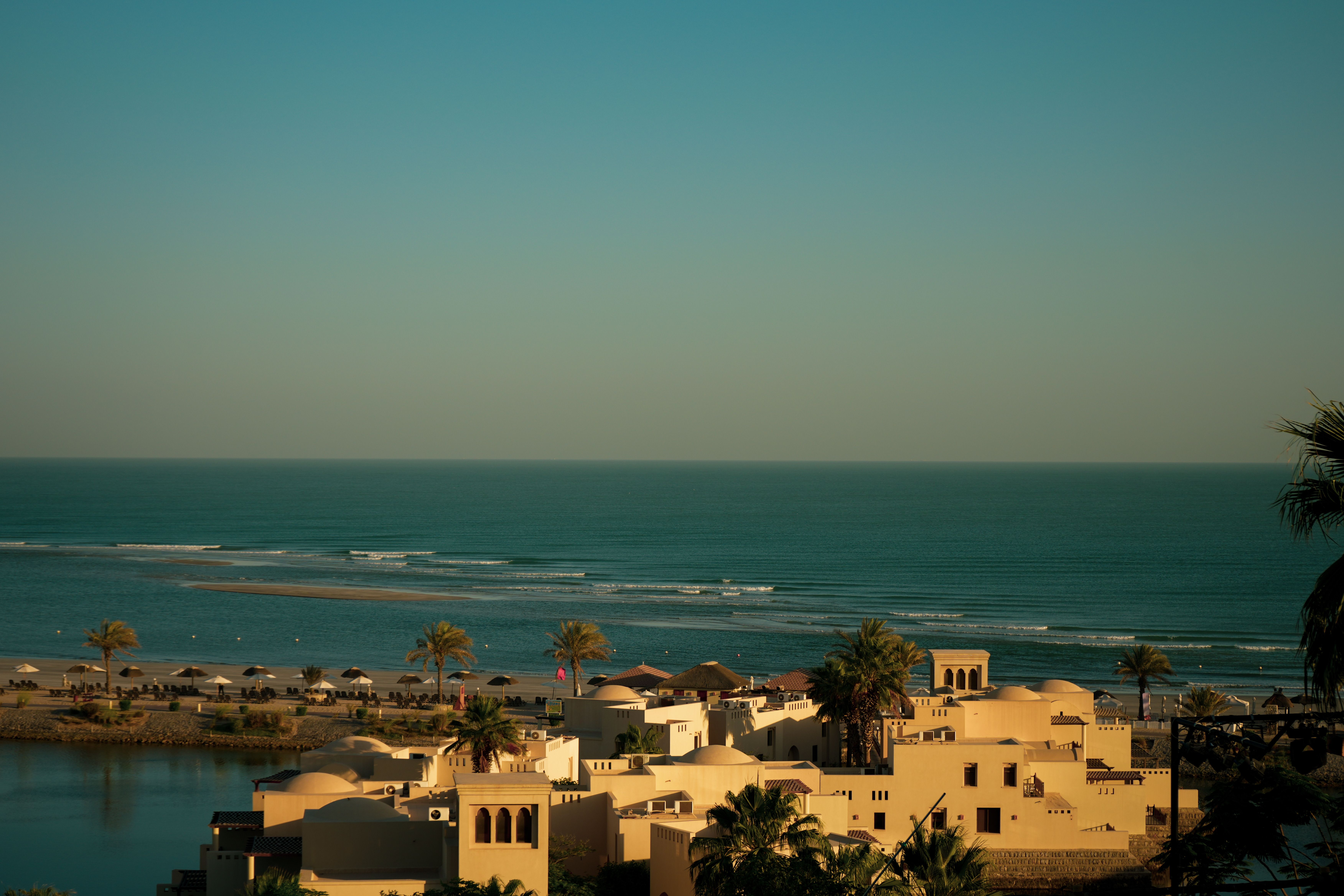 Horizon over Seascape and Traditional Houses on the Coast · Free Stock ...