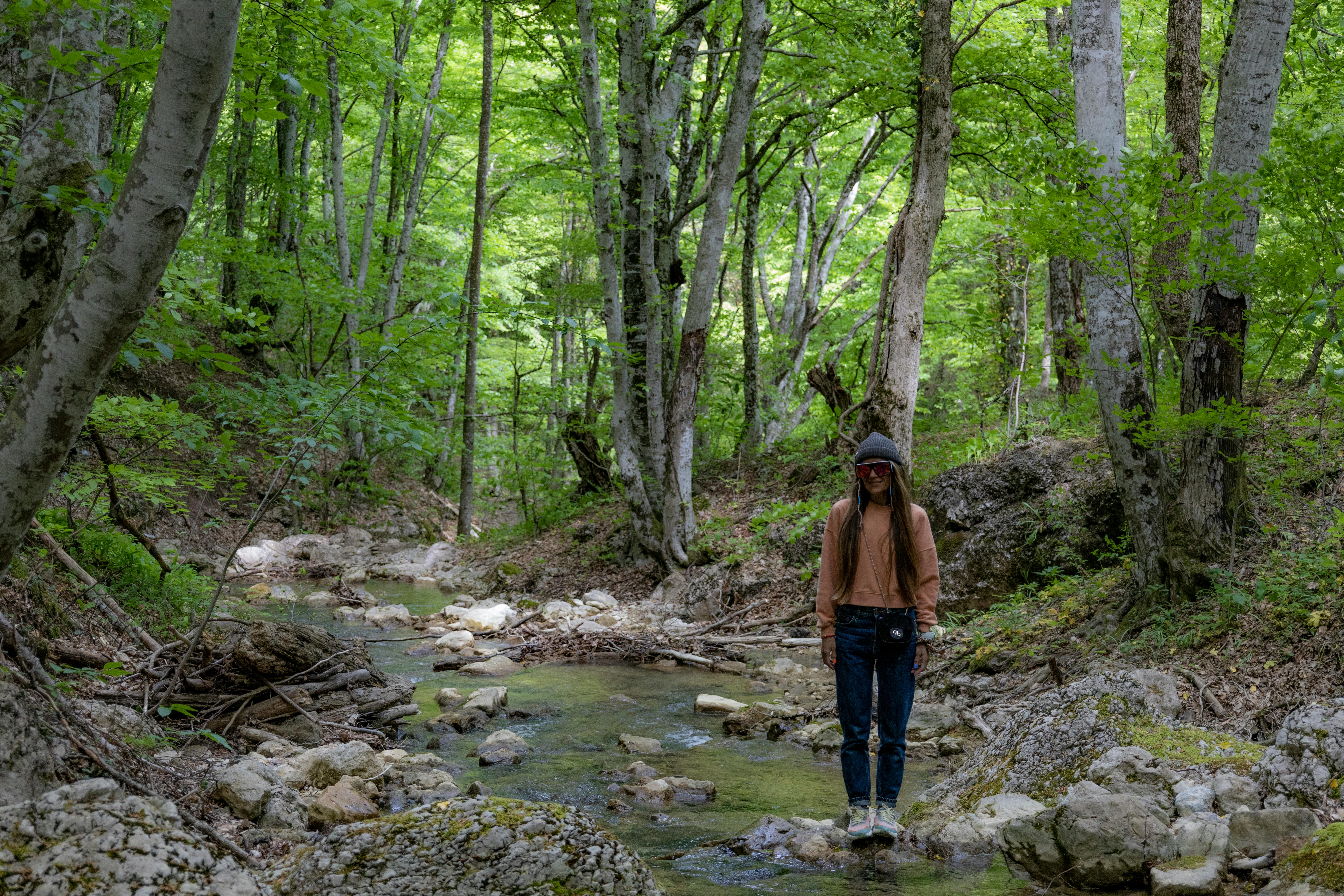 A Woman in the Forest · Free Stock Photo