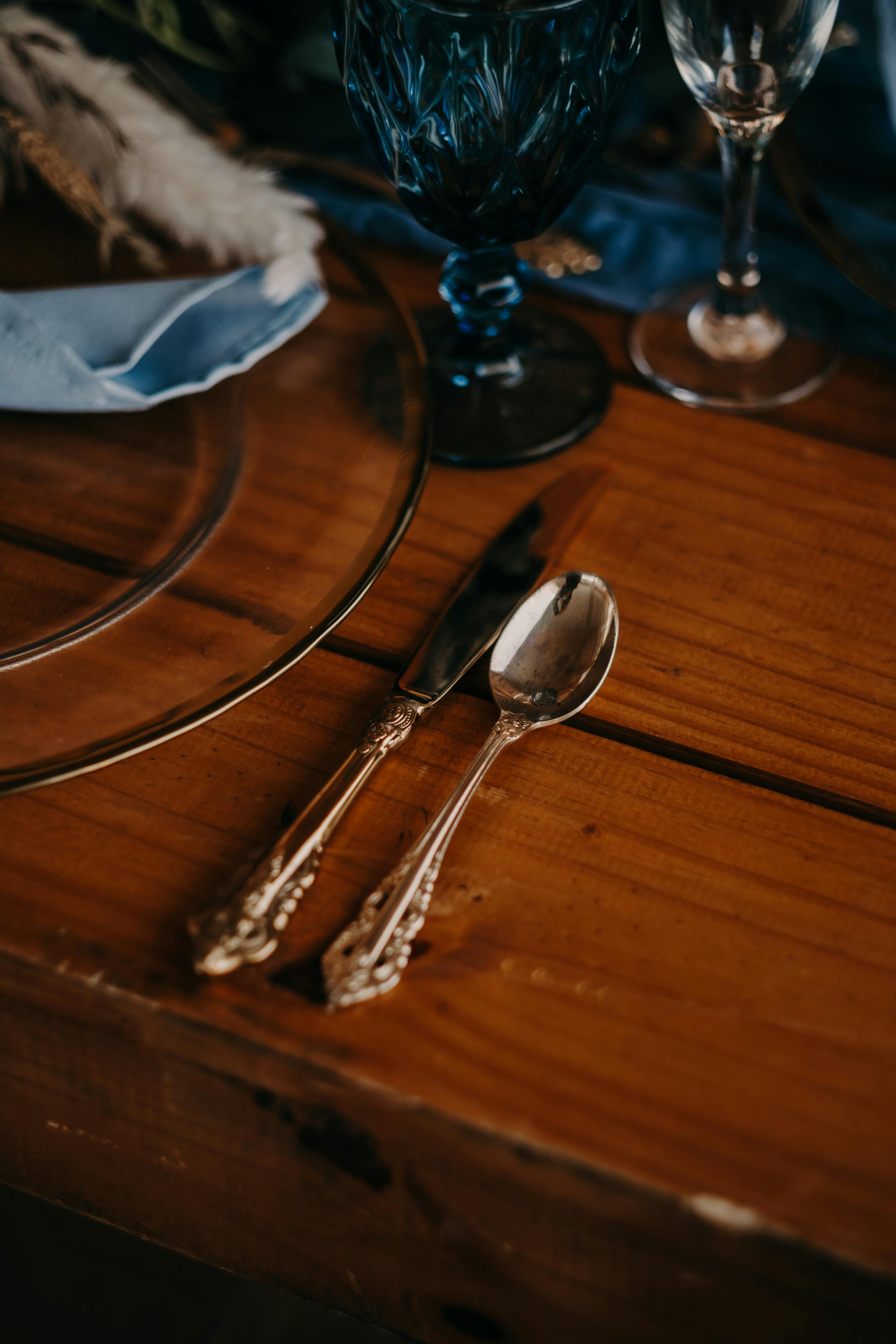 Wine Glass on Restaurant Table · Free Stock Photo